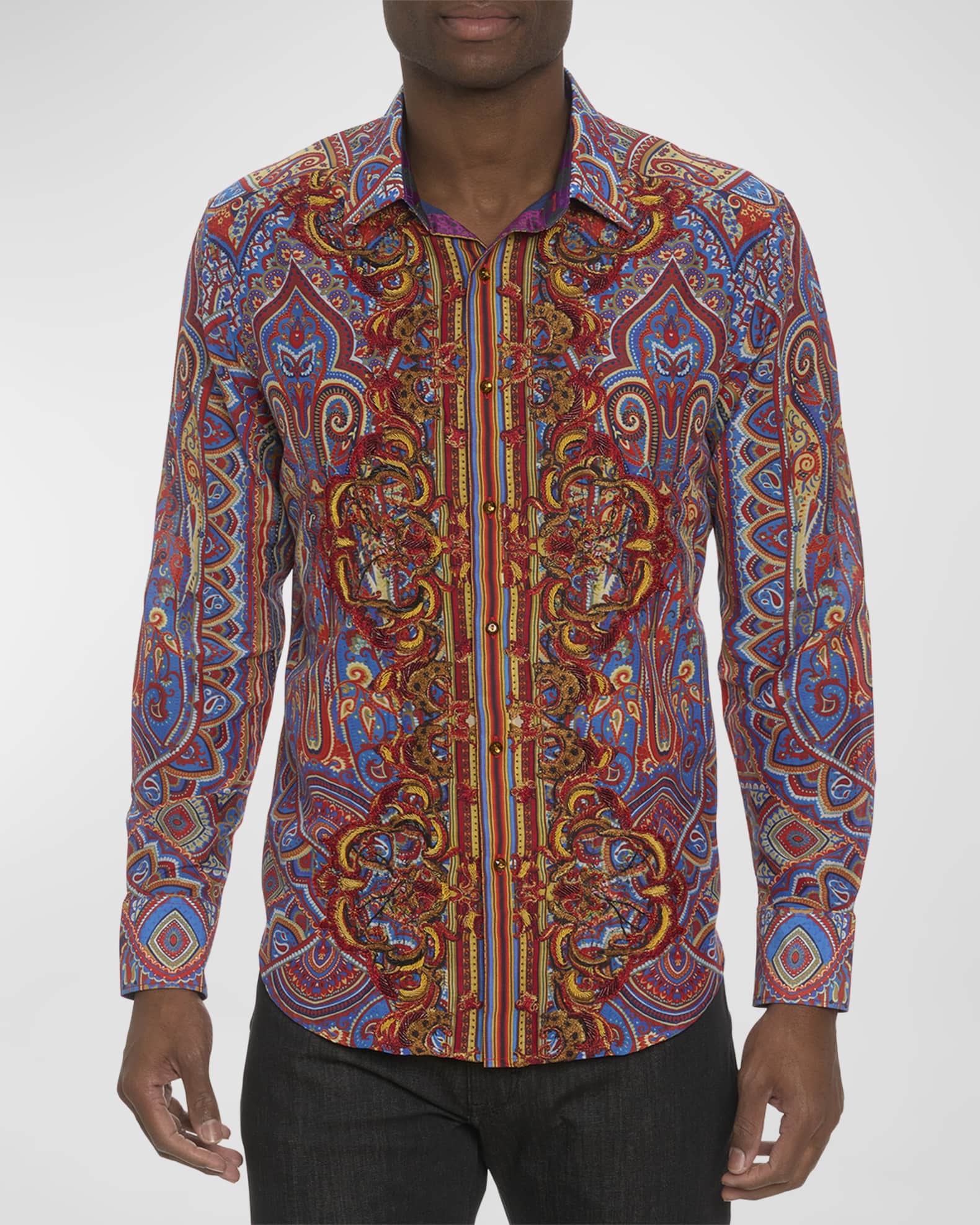 Robert Graham Men's The Mosaic Limited Edition Sport Shirt | Neiman Marcus