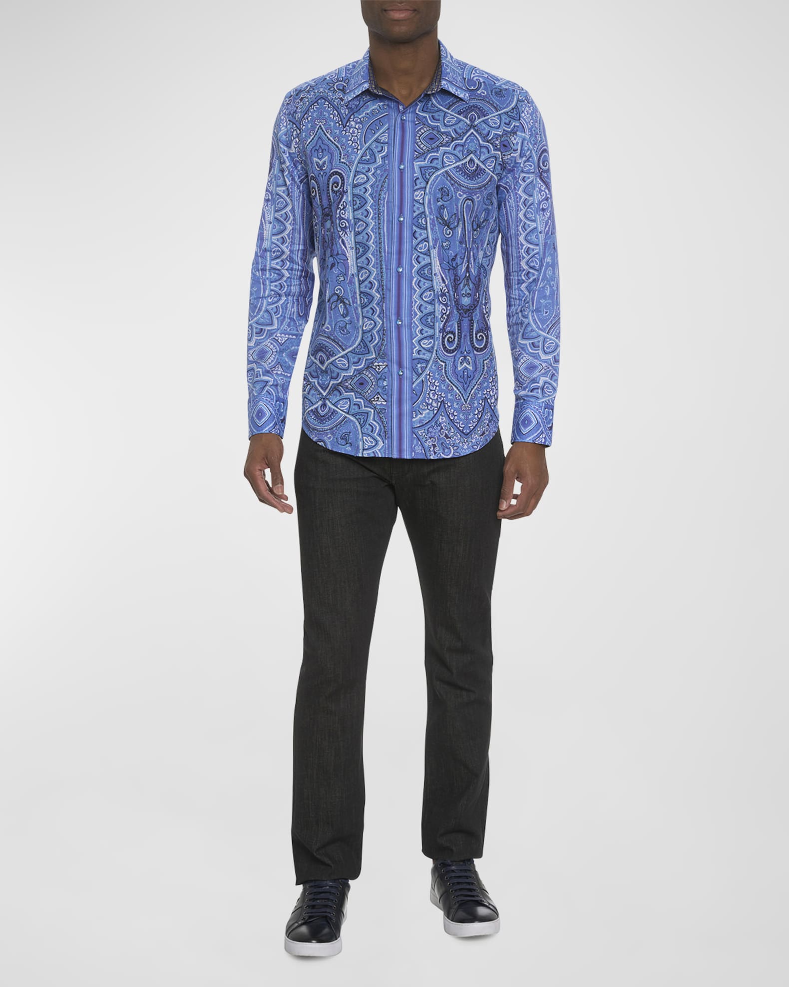 Robert Graham Men's Singing The Blues Limited Edition Sport Shirt ...
