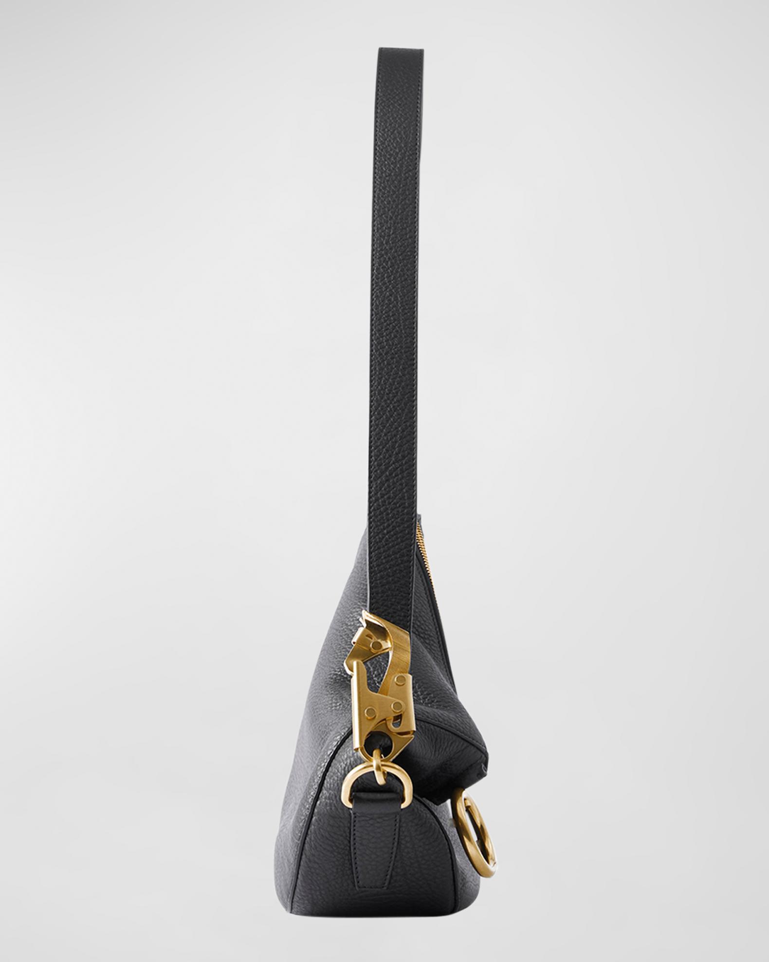 Burberry Knight Small Zip Shoulder Bag | Neiman Marcus