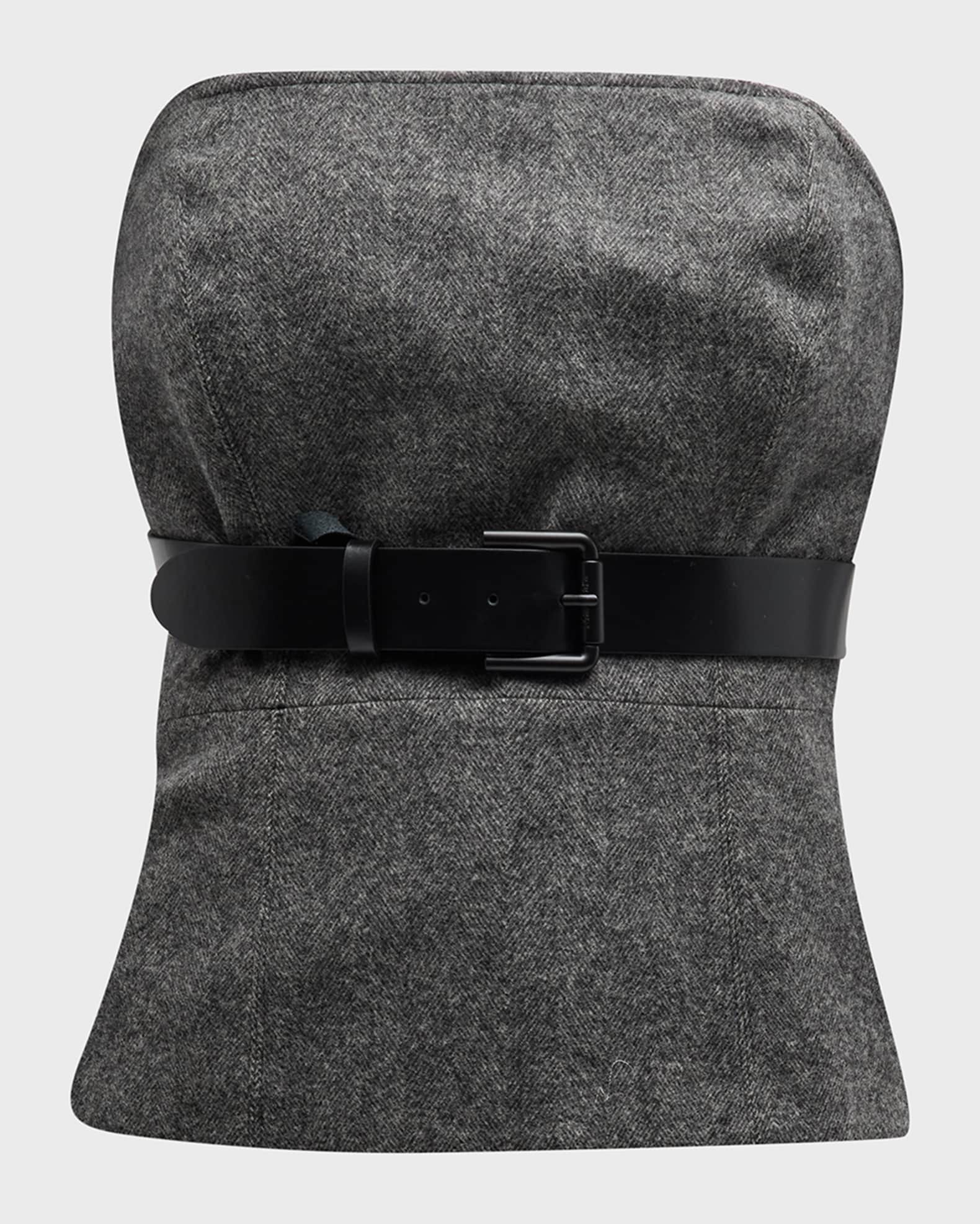 Max Mara Eliadi Strapless Wool Top | Neiman Marcus