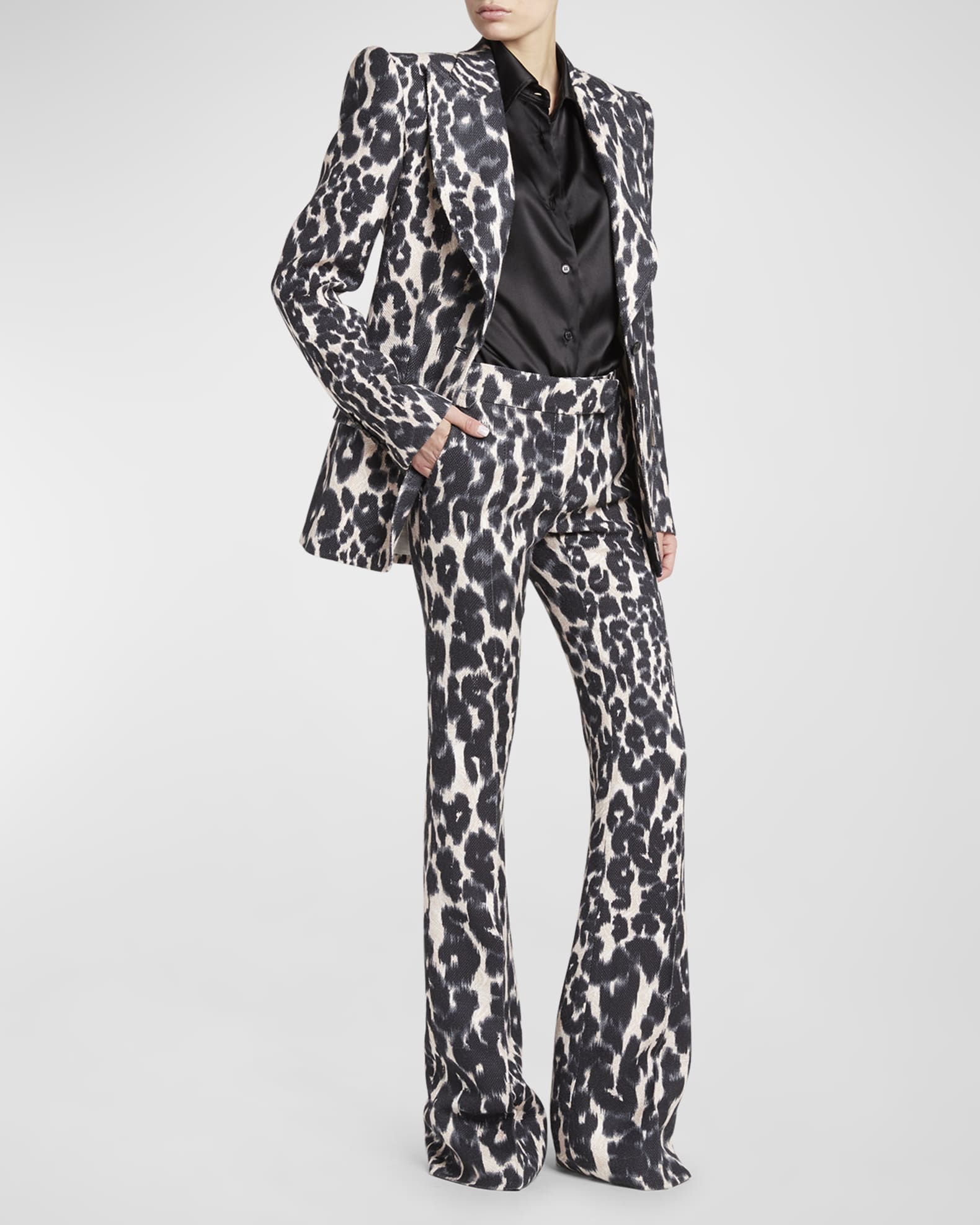 Leopard-Print Suit | Neiman Marcus