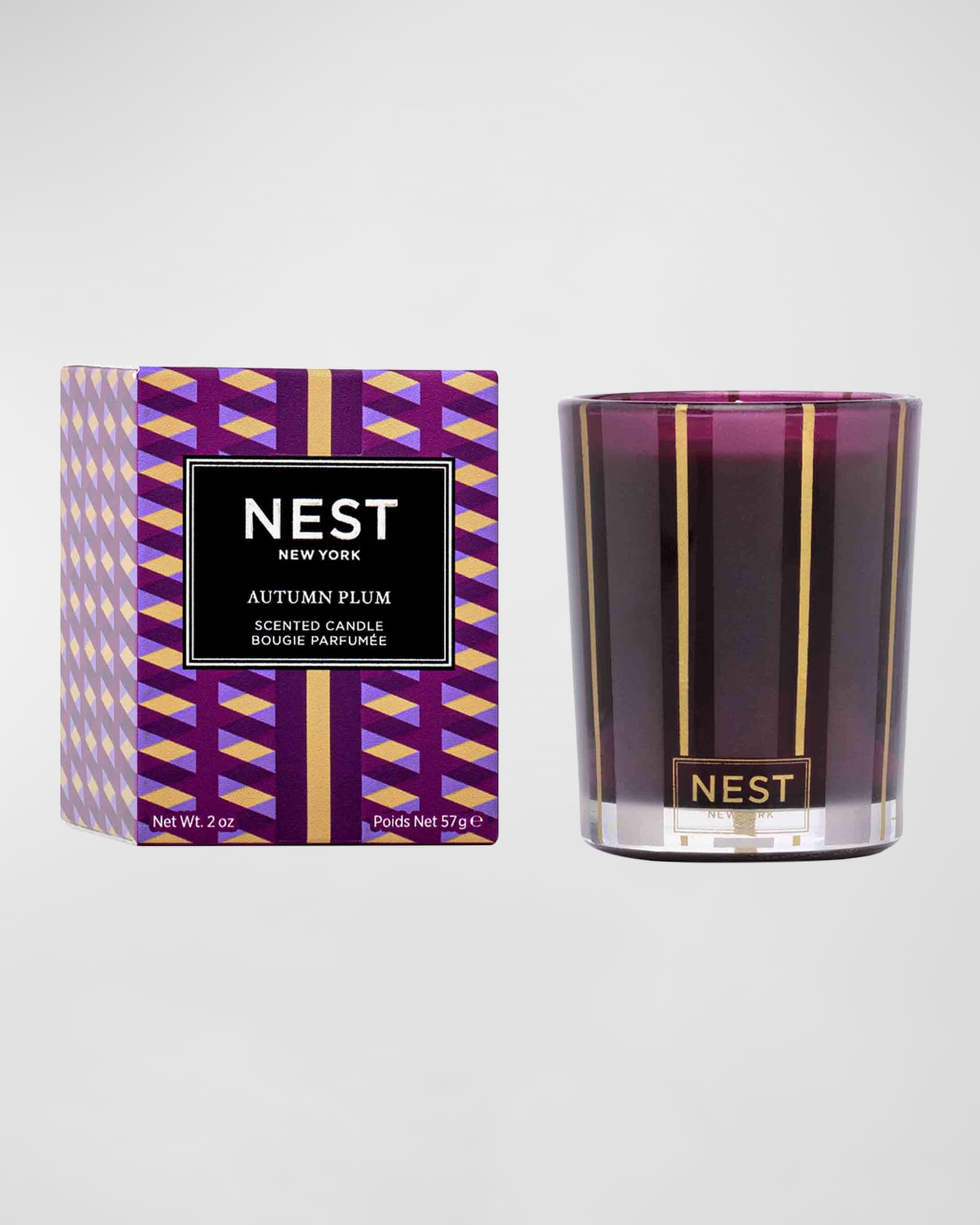 NEST New York Autumn Plum Votive Candle, 70 g | Neiman Marcus
