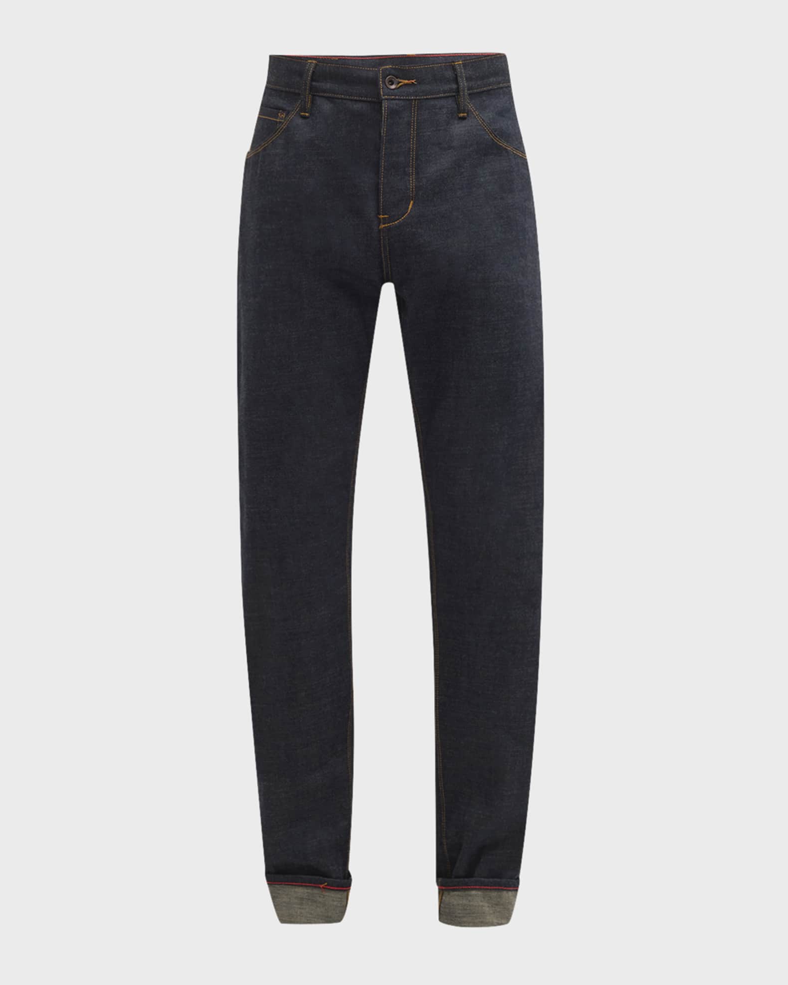 Raleigh Workshop Men's Graham Selvedge Raw Jeans | Neiman Marcus