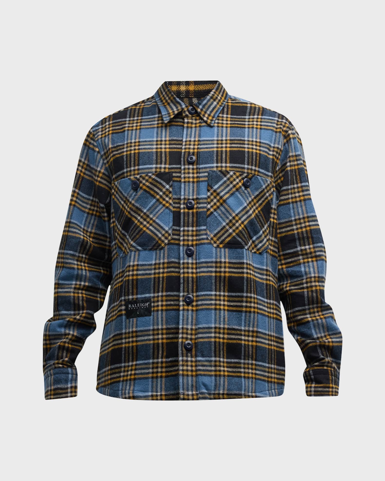 Raleigh Workshop Men's Plaid Flannel Work Shirt | Neiman Marcus