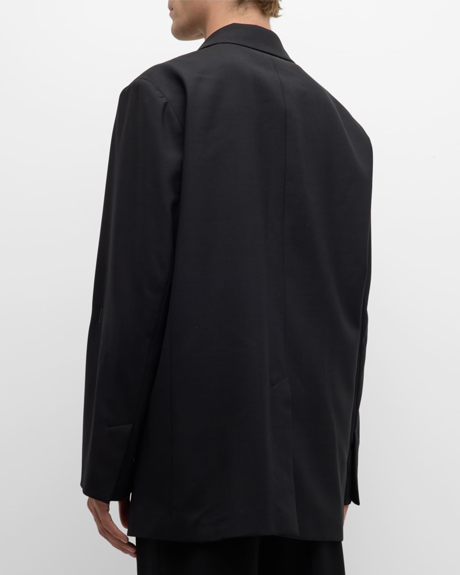 Helmut Lang Men's Oversized Wool-Blend Blazer | Neiman Marcus