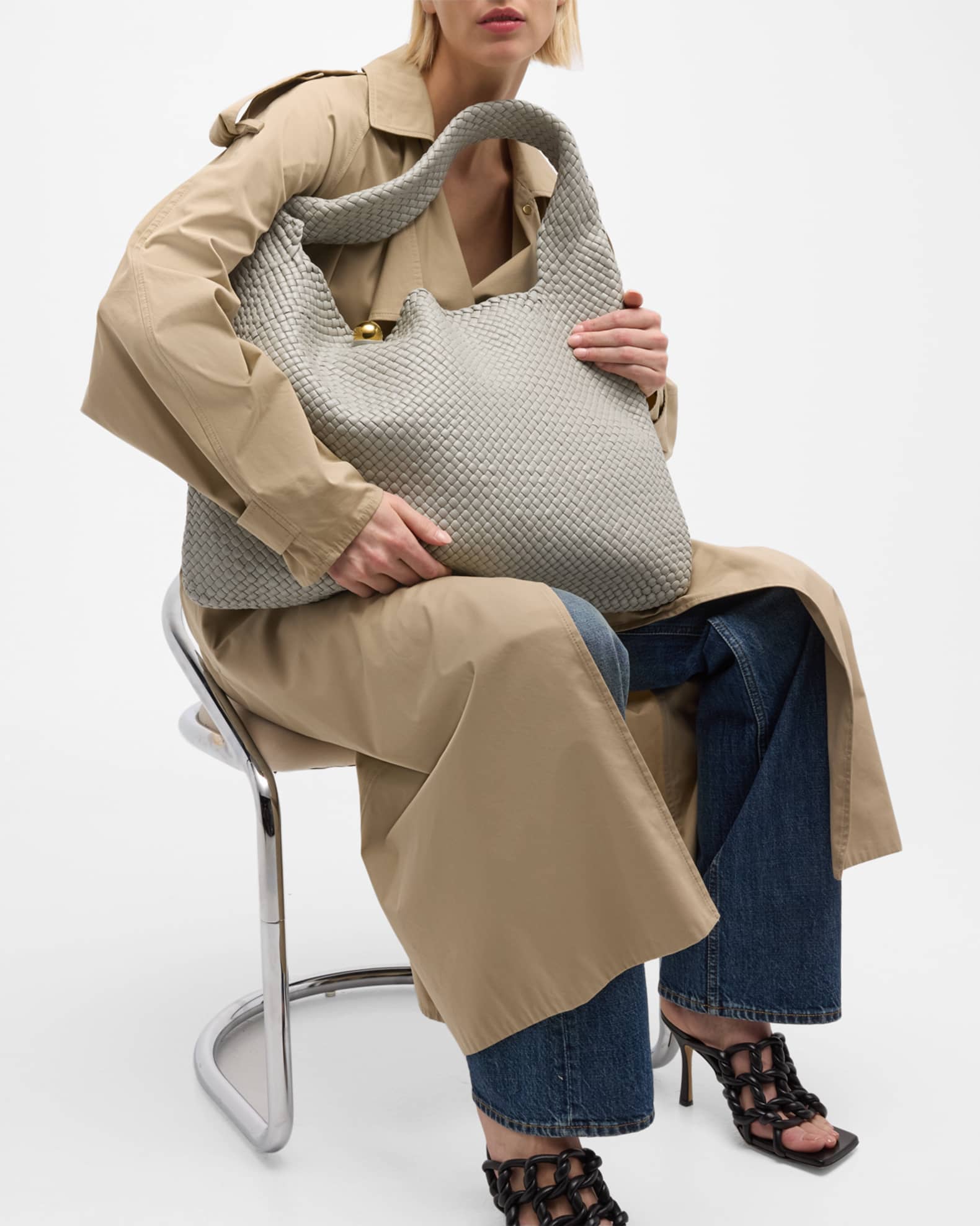 Bottega Veneta Large Hop Bag | Neiman Marcus Bottega Veneta Large Hop Bag | Neiman Marcus