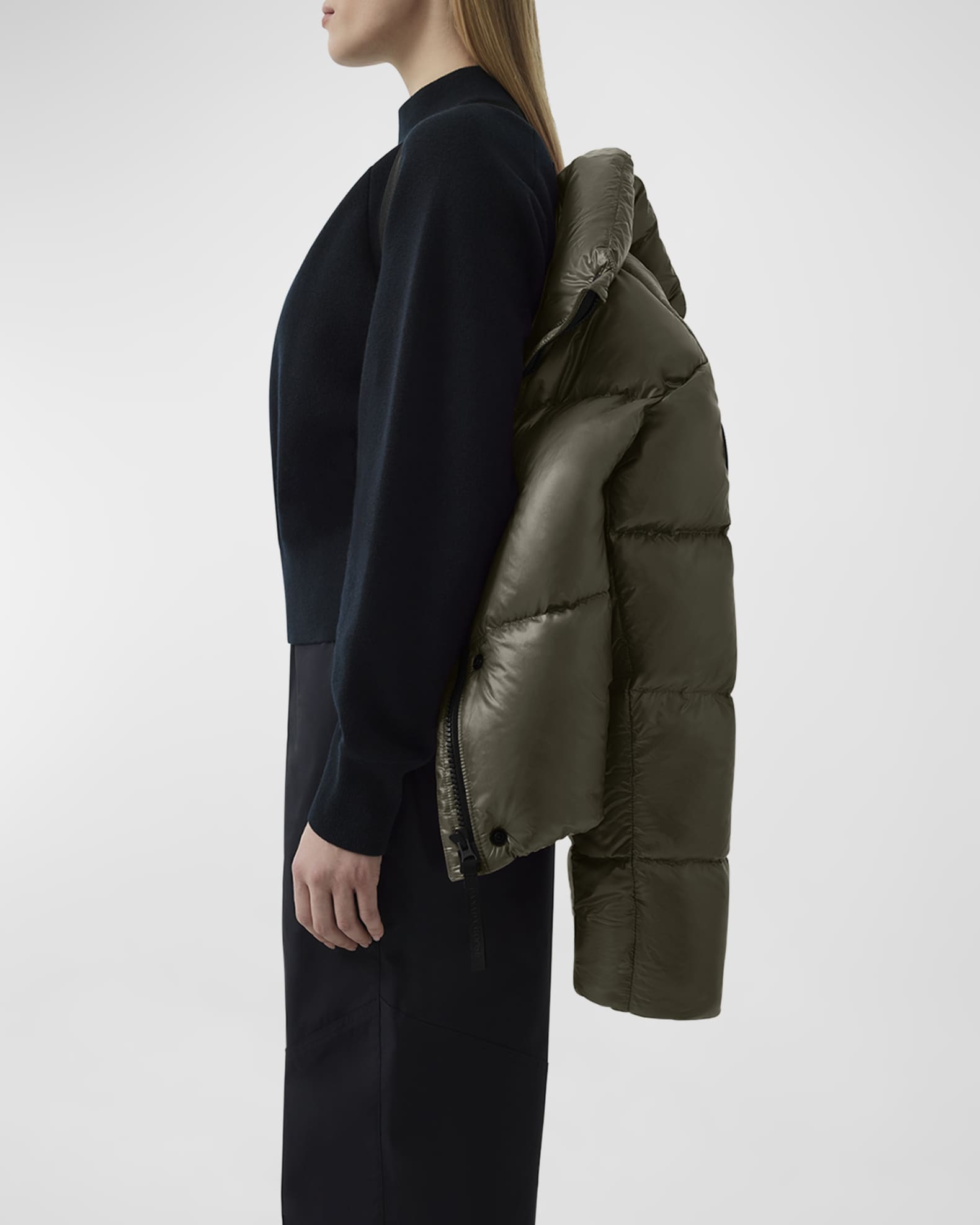 Canada Goose Cypress Cropped Puffer Black Label | Neiman Marcus