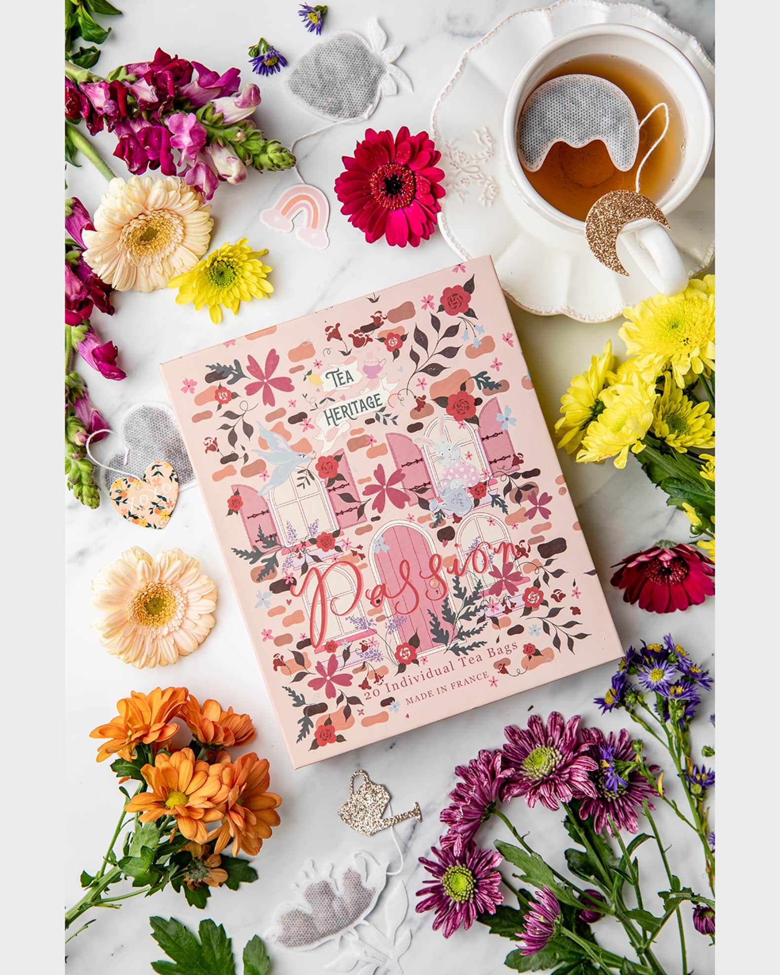 Tea Heritage Passion Organic Tea Set Gift Box | Neiman Marcus