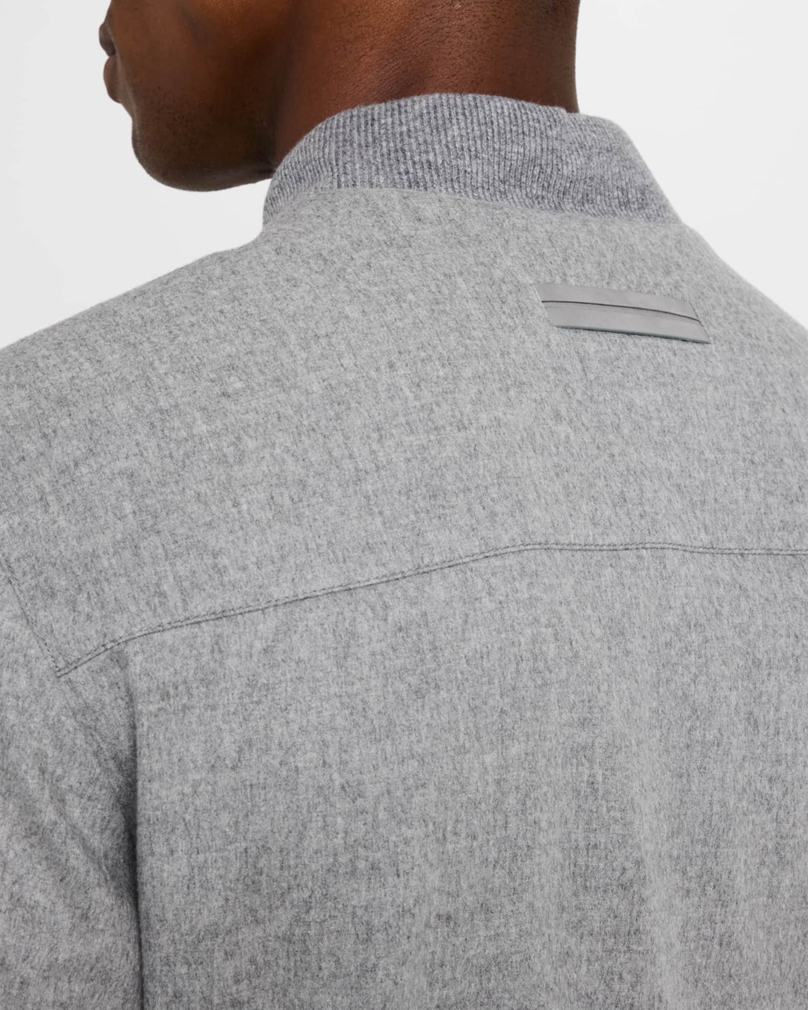 ZEGNA Men's Cashmere Concealed-Zip Blouson Jacket | Neiman Marcus