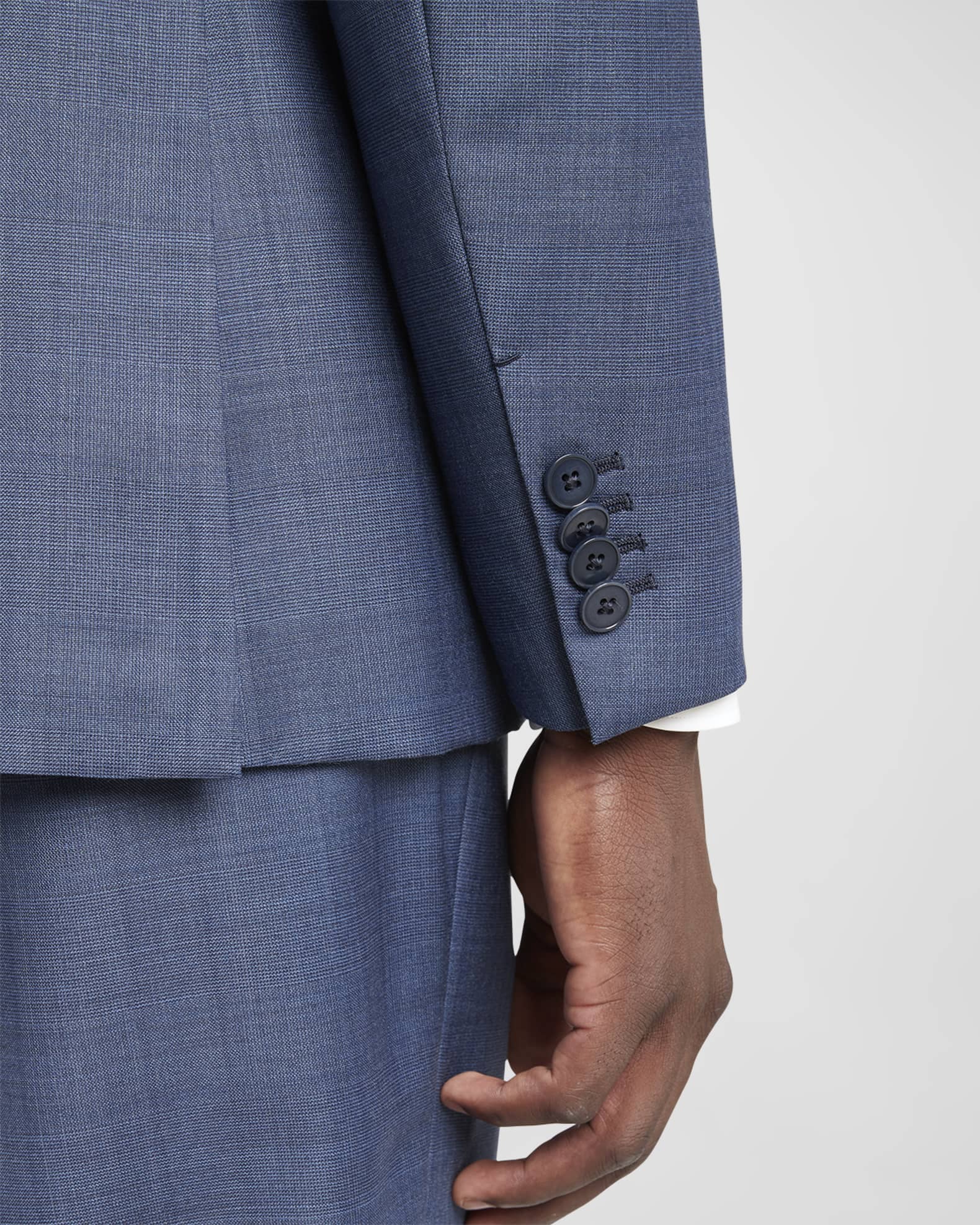 ZEGNA Men's Plaid Trofeo Wool Suit | Neiman Marcus