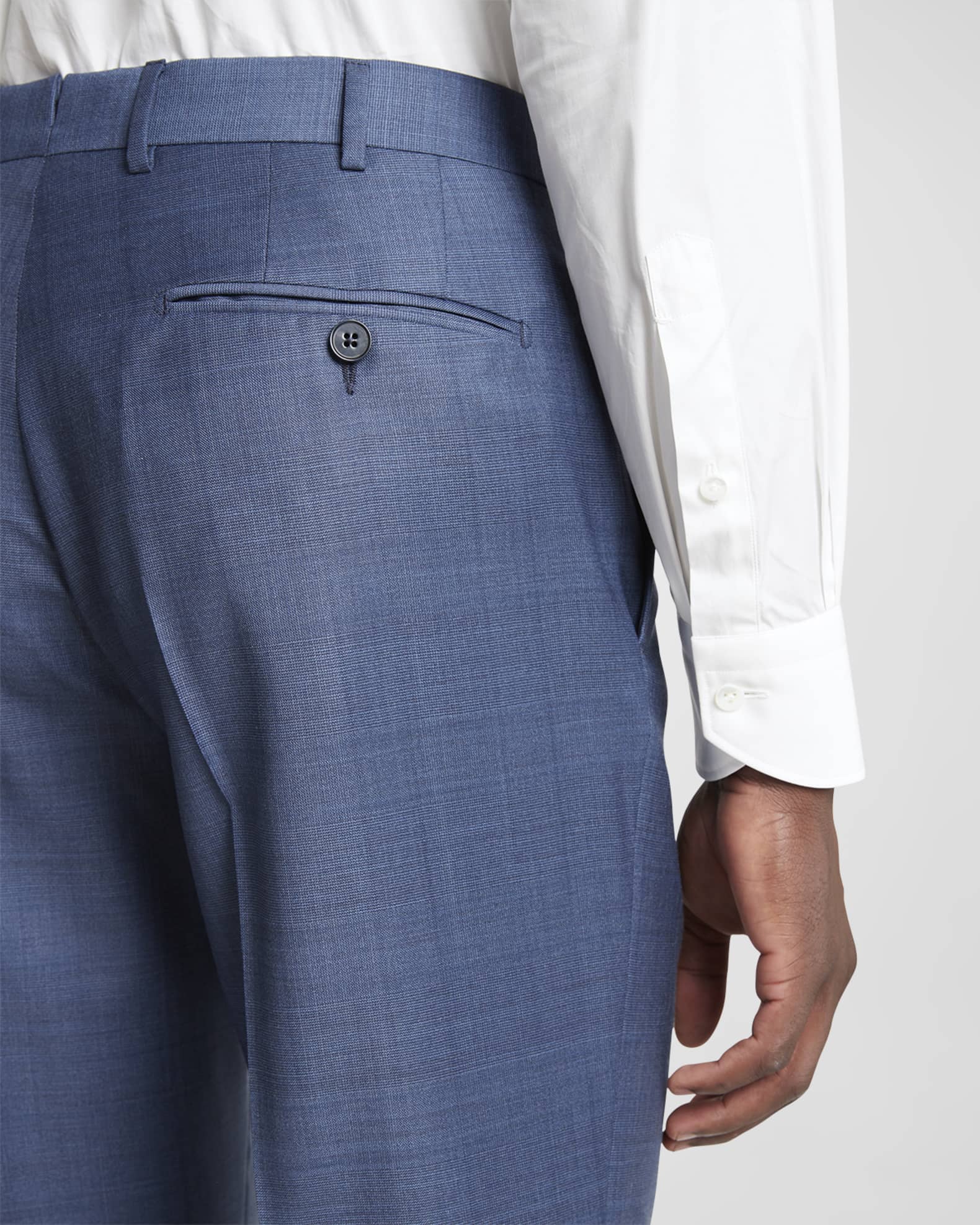 ZEGNA Men's Plaid Trofeo Wool Suit | Neiman Marcus