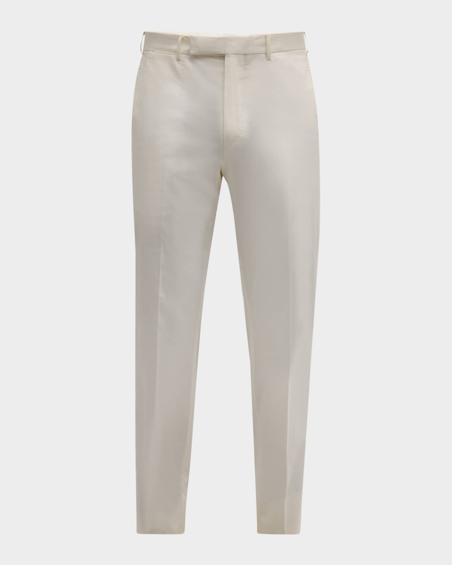 ZEGNA Men's Premium Cotton Trousers | Neiman Marcus