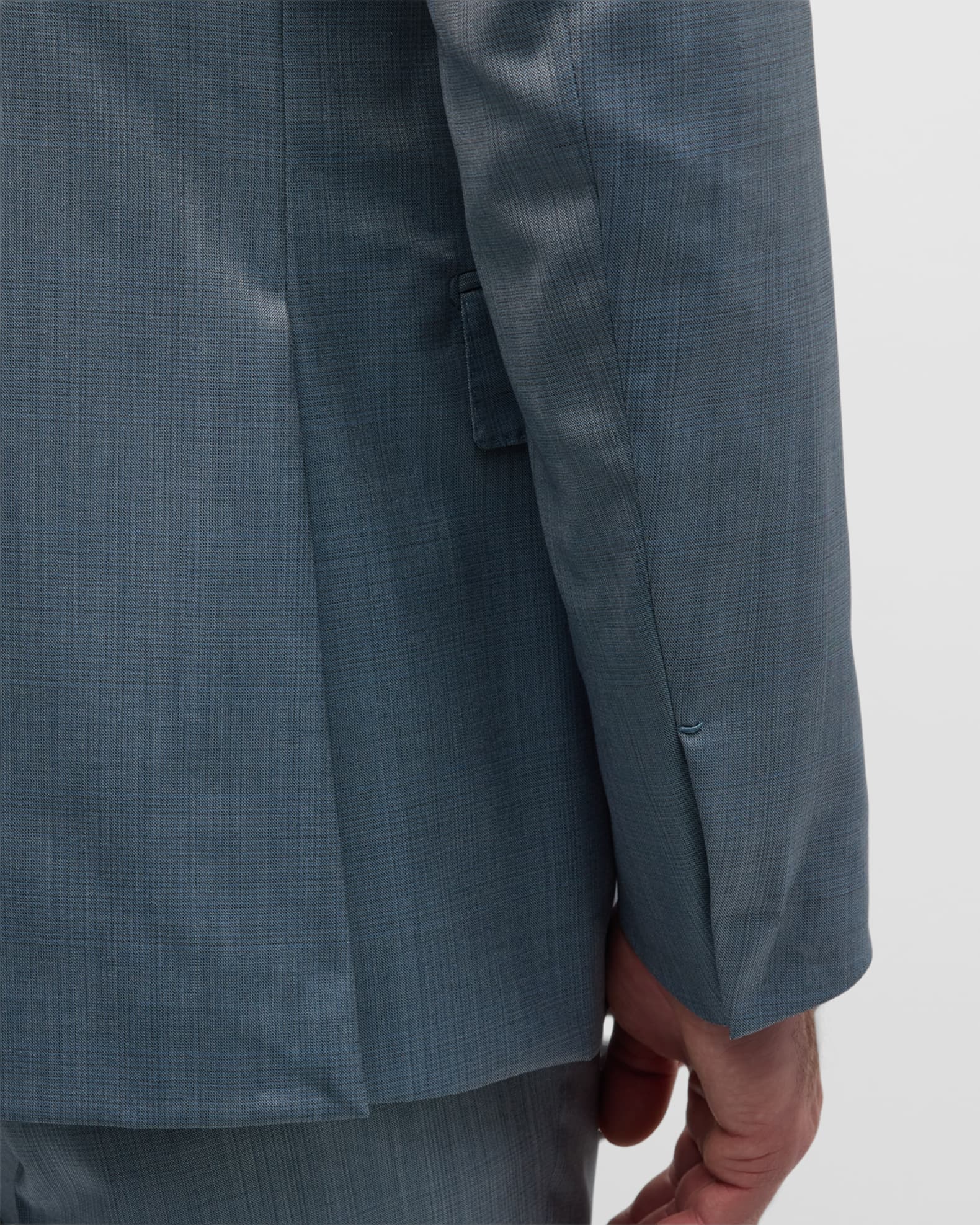 ZEGNA Men's Plaid Trofeo Wool Suit | Neiman Marcus