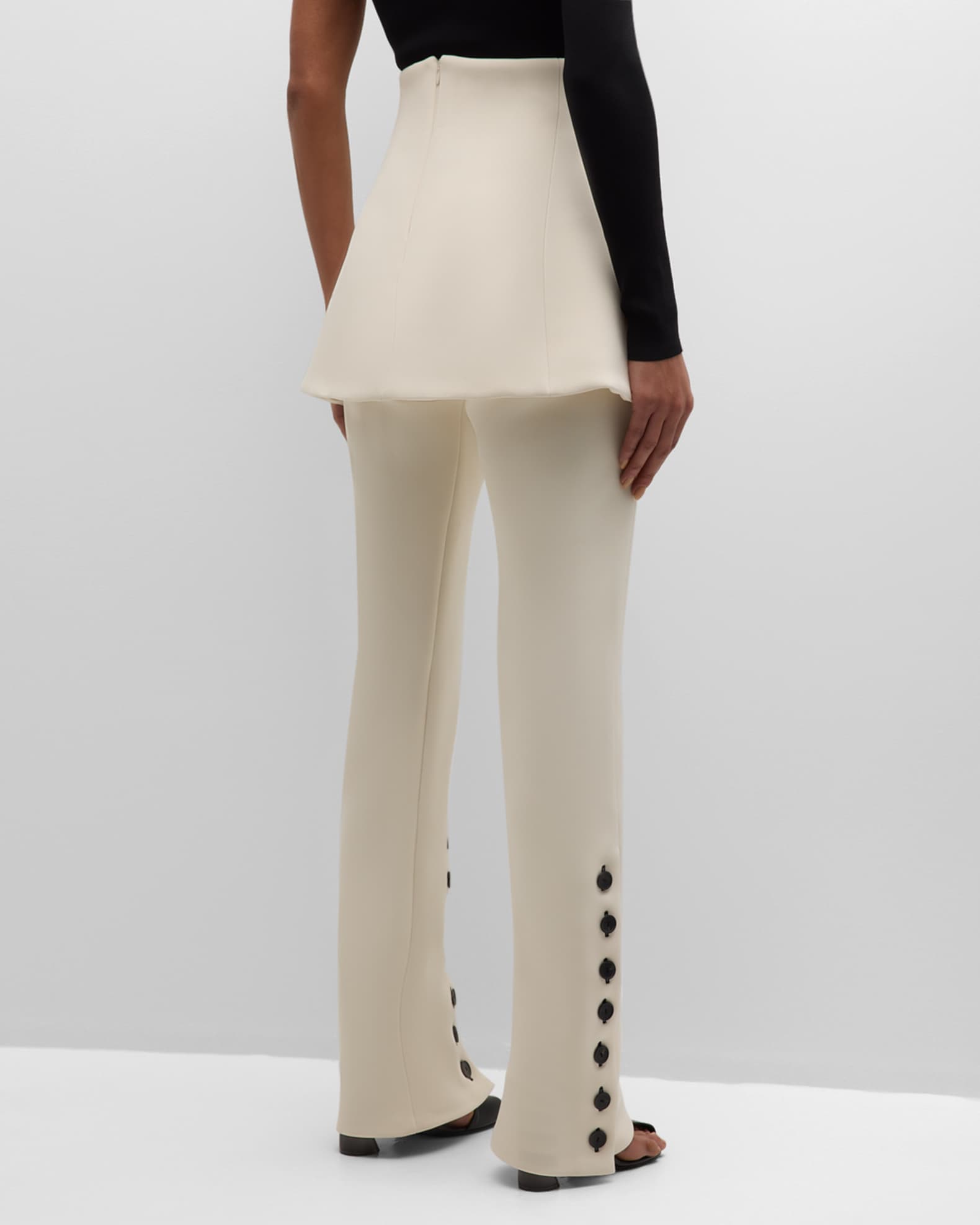 A.W.A.K.E. MODE Multi-Button Basque Pants | Neiman Marcus