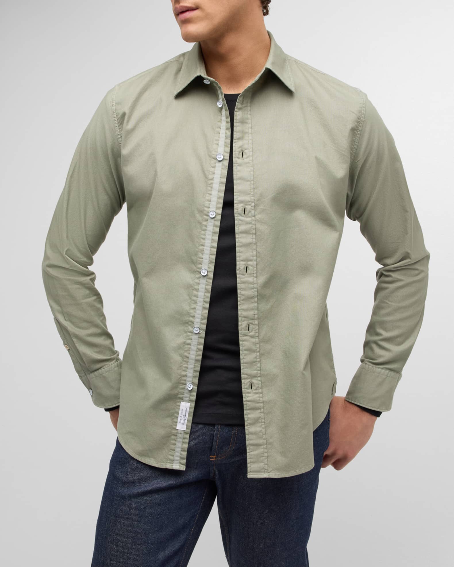 Rag & Bone Men's Fit 2 Engineered Oxford Sport Shirt | Neiman Marcus