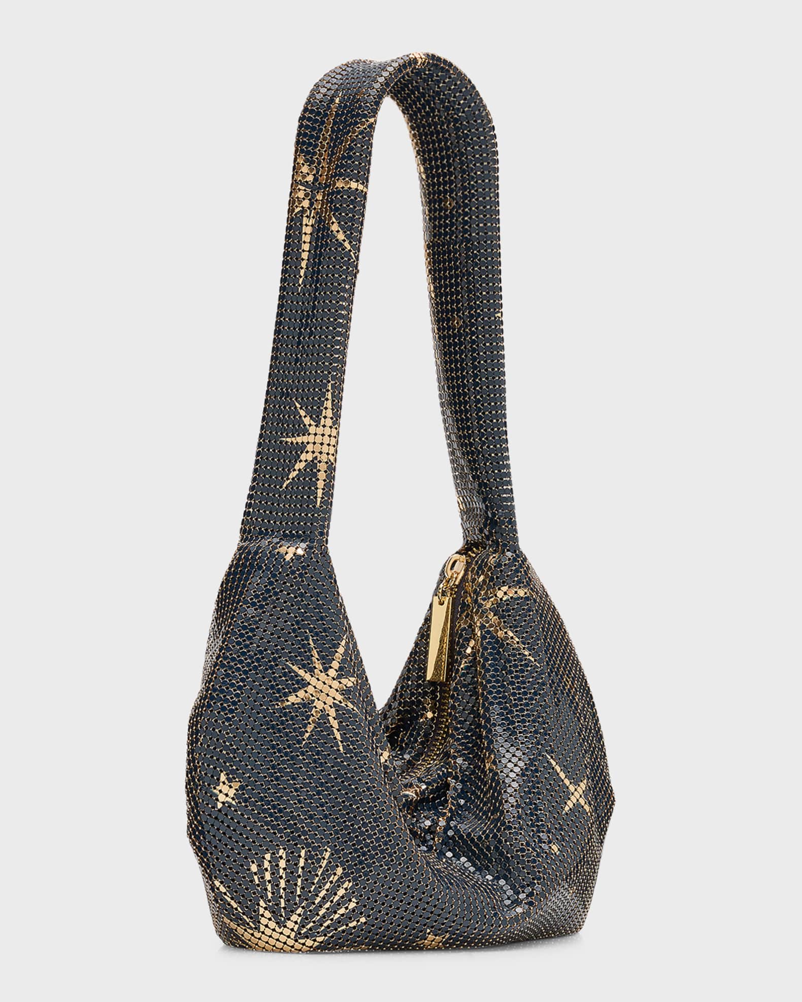 Whiting & Davis Diana Star-Print Hobo bag | Neiman Marcus