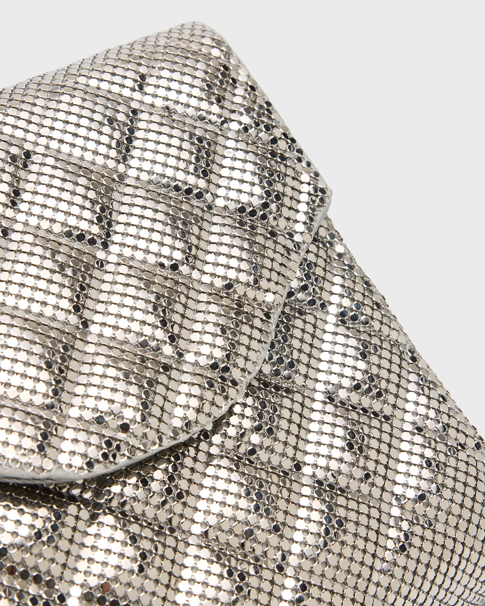 Whiting & Davis Stevie Quilted Mesh Crossbody Bag | Neiman Marcus