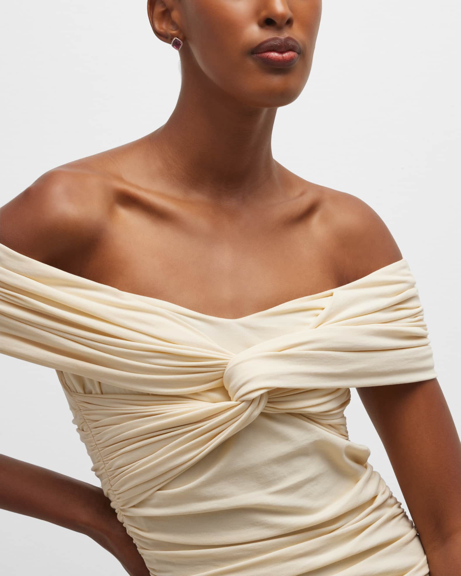 Lisa Nik Rocks 18K Rose Gold Petite Cushion Cut Garnet and Diamond Halo ...