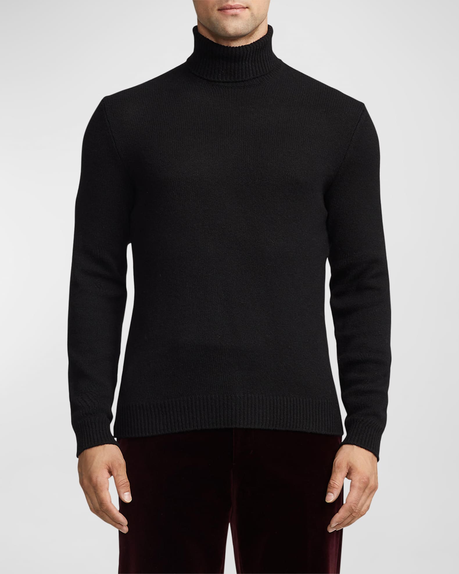 Ralph Lauren Purple Label Men's Cashmere Turtleneck Sweater | Neiman Marcus