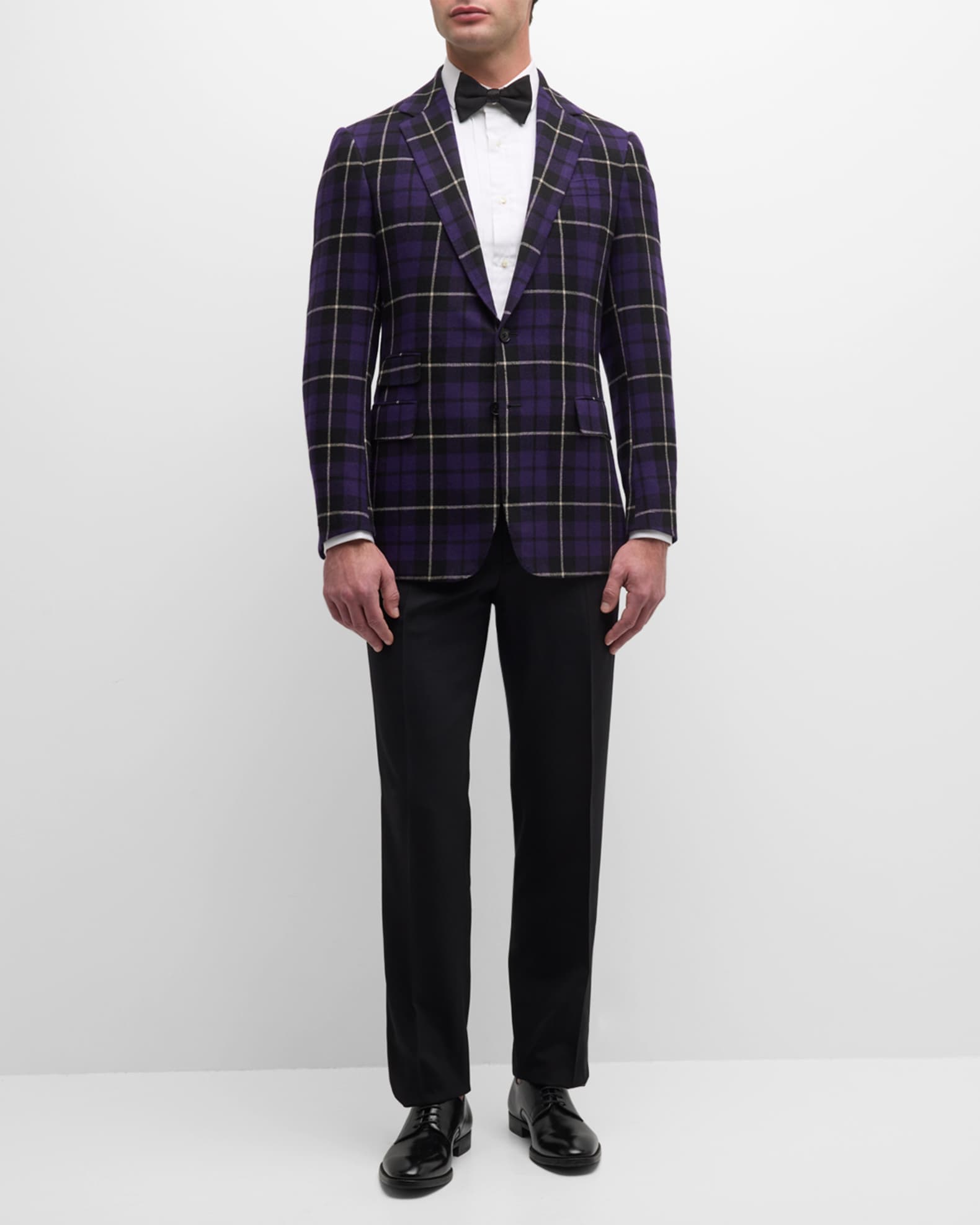 Ralph Lauren Purple Label Men's Kent Handmade Plaid Cashmere Suit ...