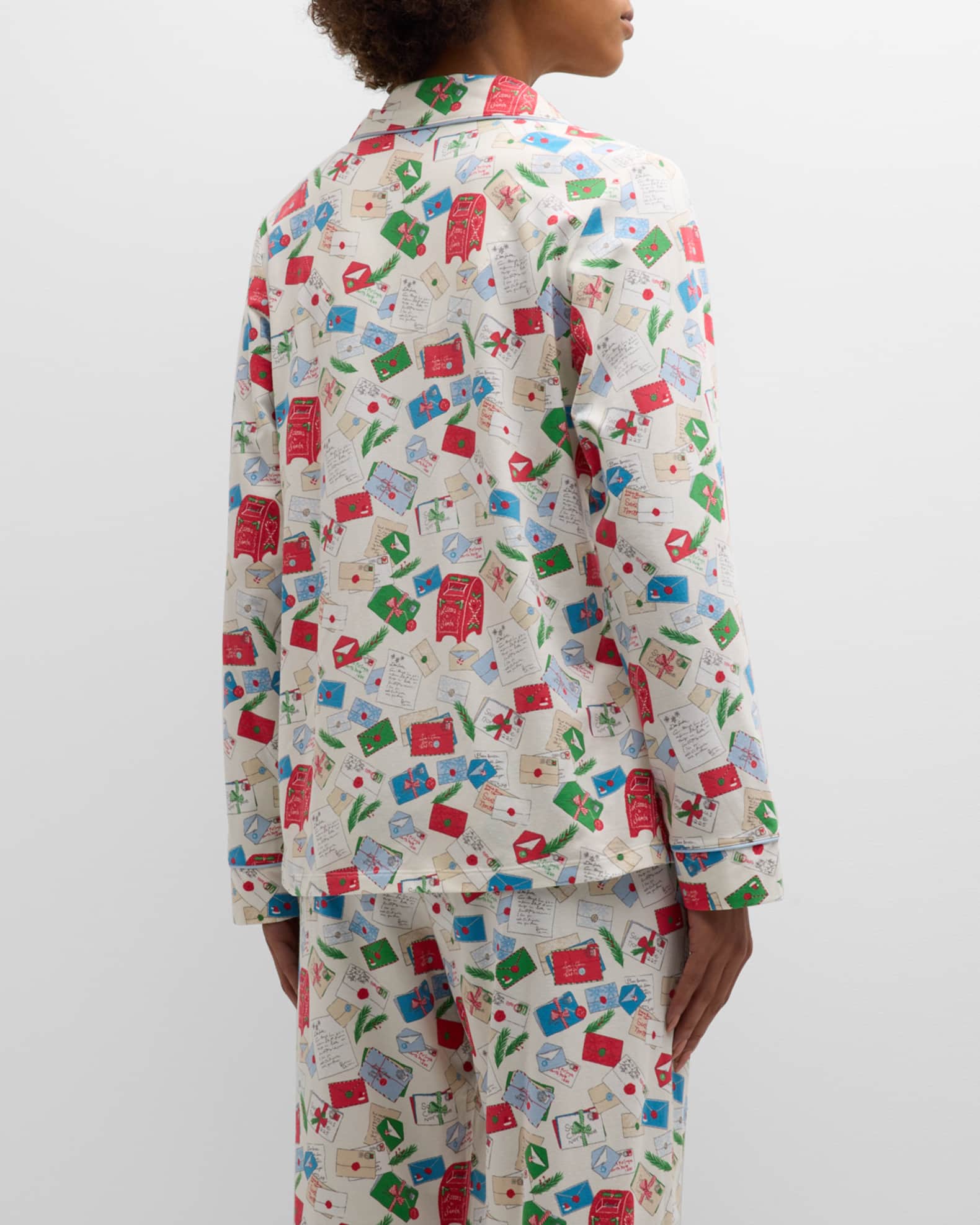 BedHead Pajamas Letters to Santa Cotton Pajama Set | Neiman Marcus