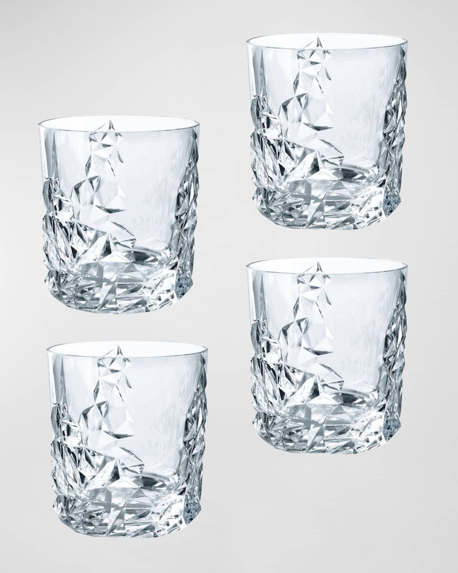 Nachtmann Sculpture Whiskey Tumblers, Set of 4 | Neiman Marcus