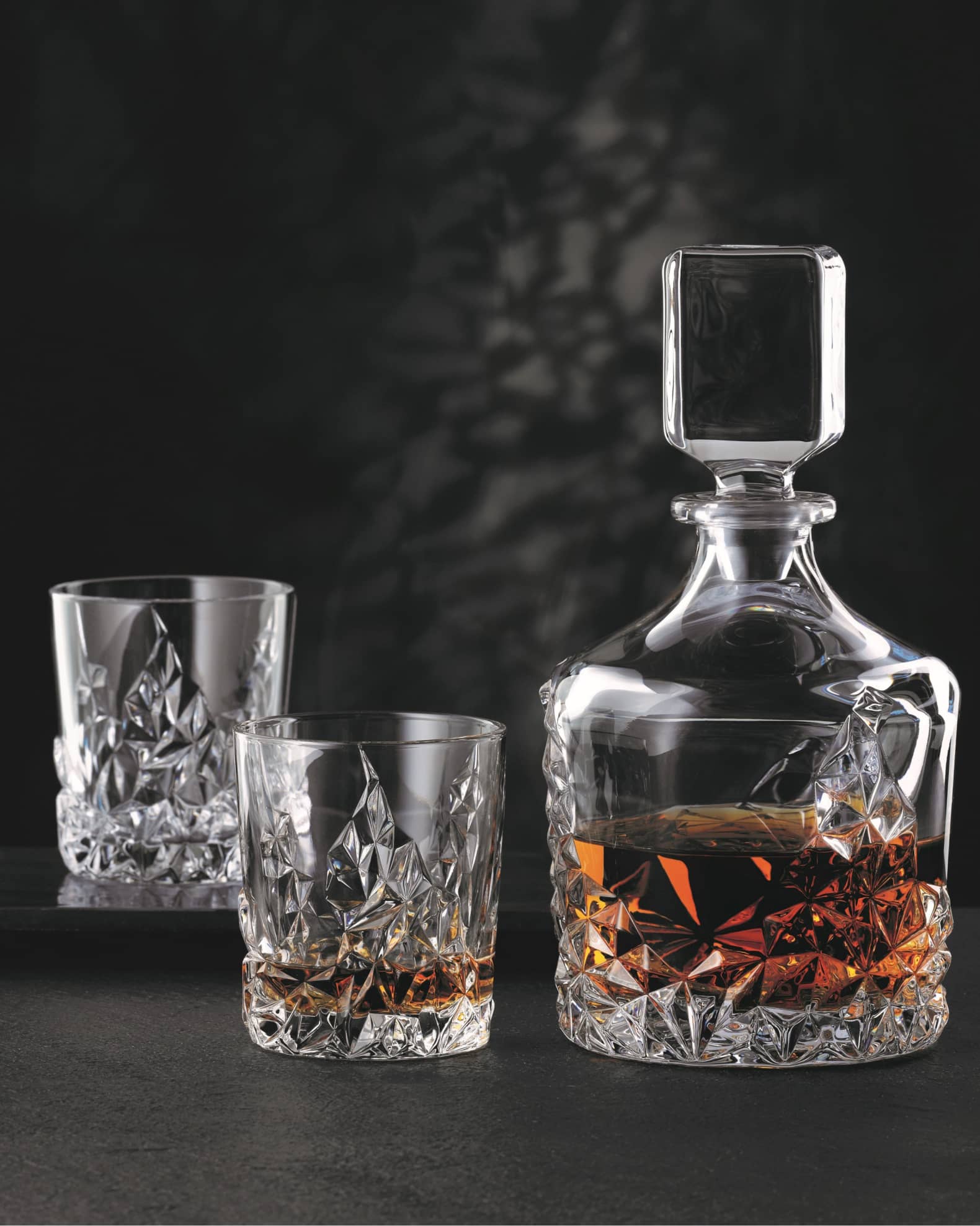Nachtmann Sculpture 3-Piece Whiskey Set | Neiman Marcus