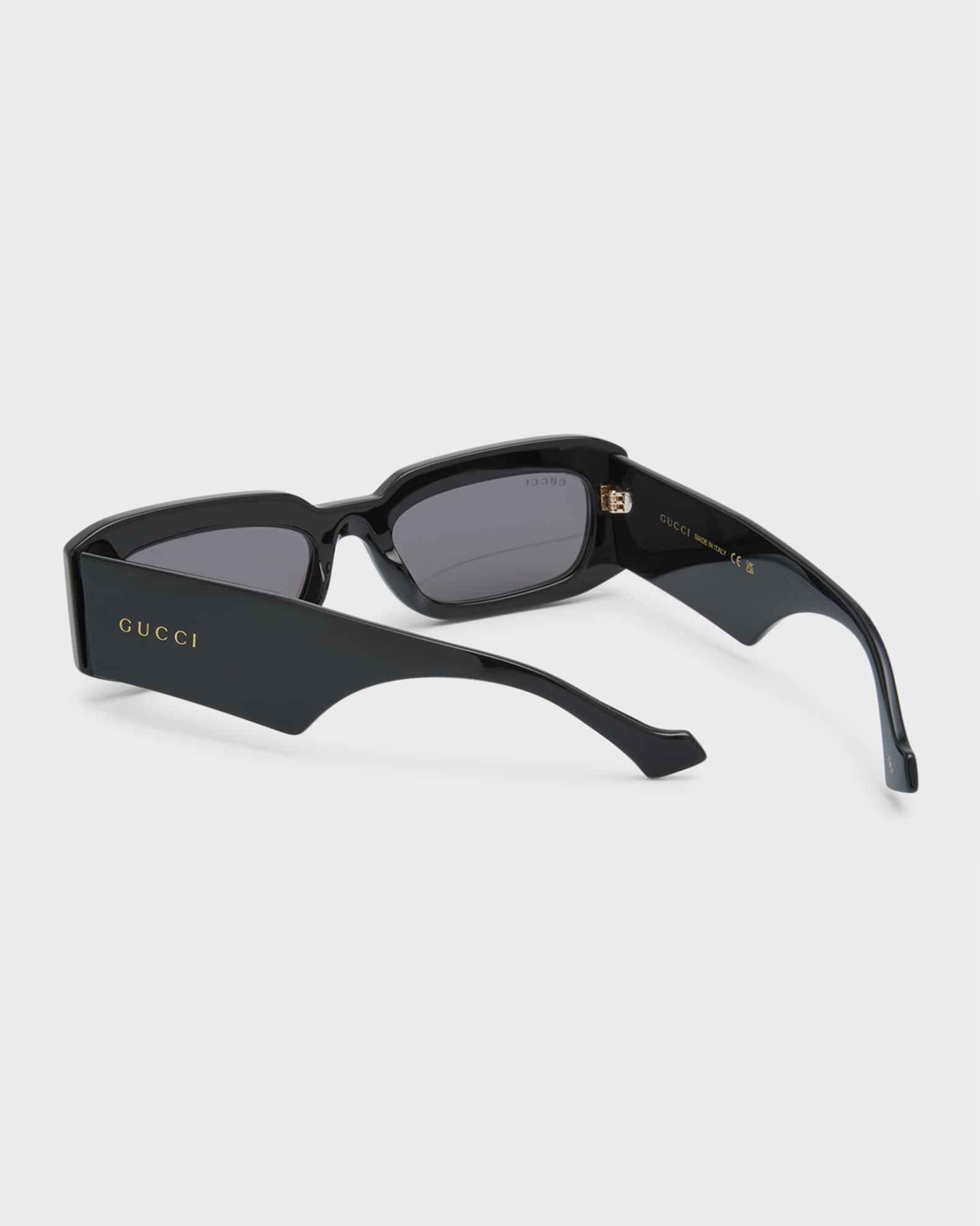 Men's GG1426Sm Acetate Rectangle Sunglasses | Neiman Marcus