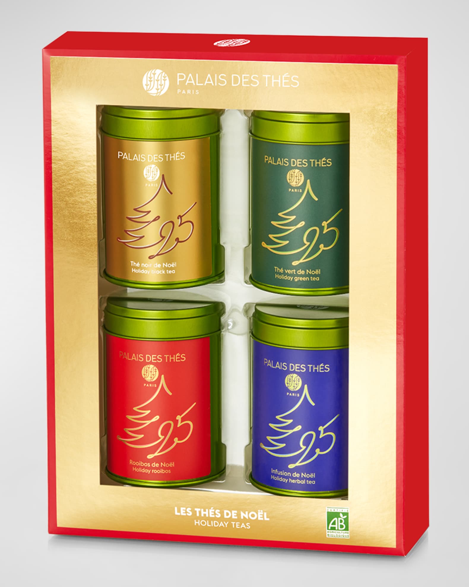Palais des Thes Miniatures Box Set - N25 Holiday Loose Tea Tins ...