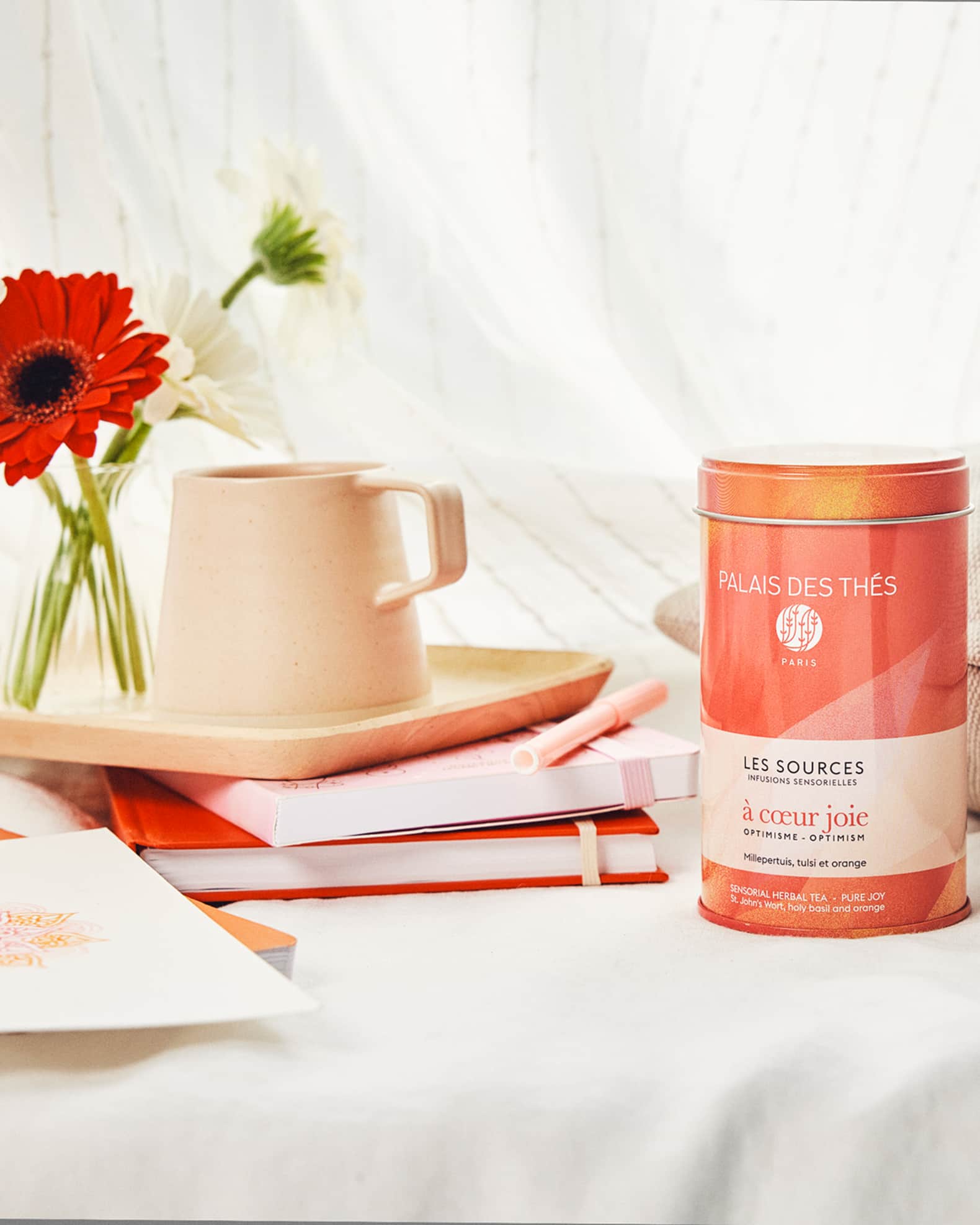 Palais des Thes Les Sources Pure Joy, Optimism Organic Sensorial Herbal ...