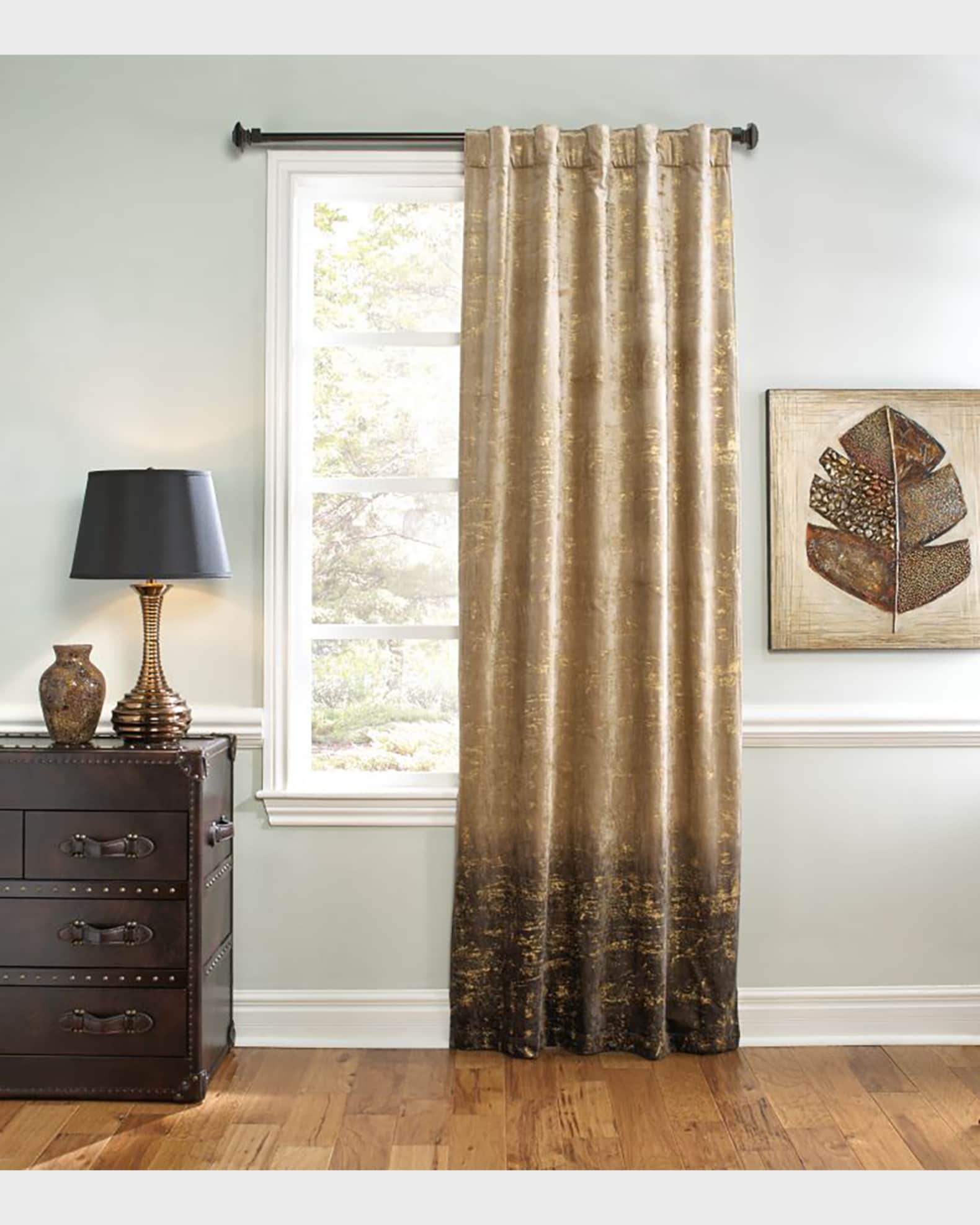 Cloud 9 Design Raina Shimmer Curtain Panel, 96" | Neiman Marcus