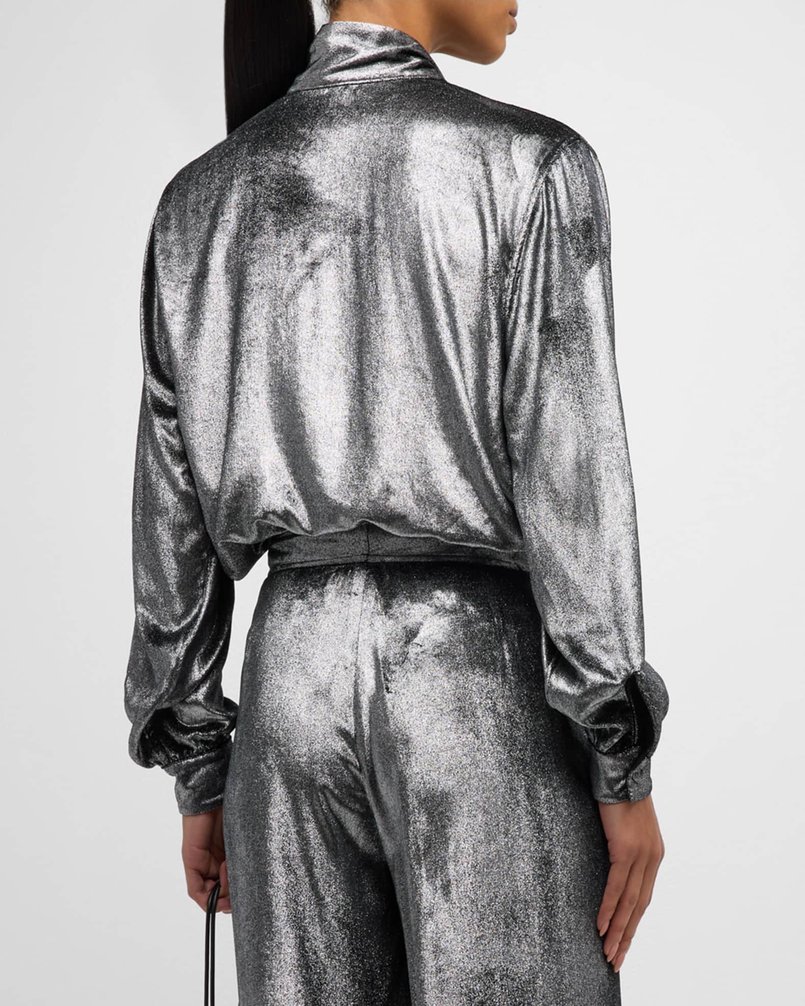 Libertine Sterling Slim Keith Tie Blouse | Neiman Marcus