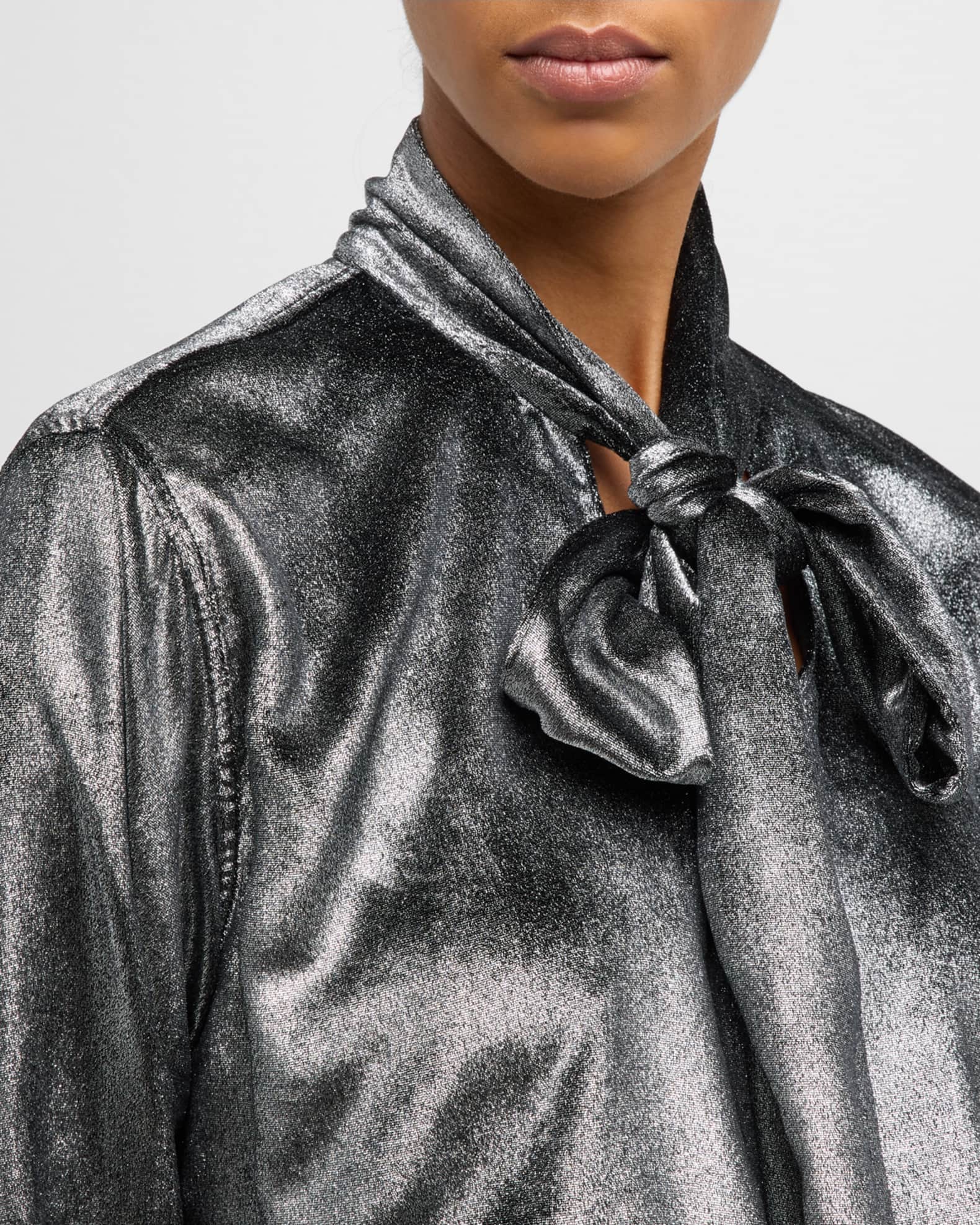 Libertine Sterling Slim Keith Tie Blouse | Neiman Marcus