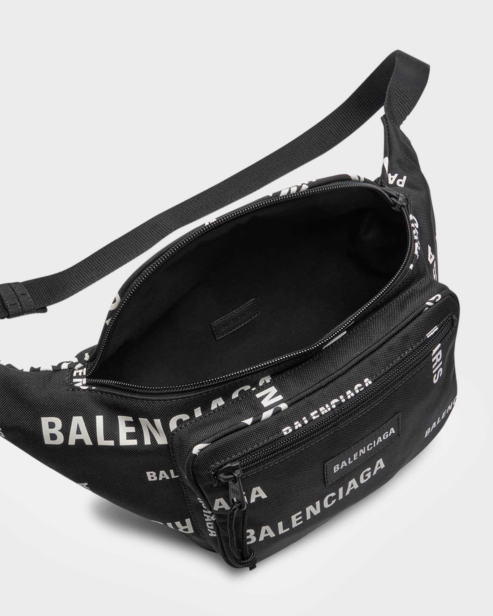 Balenciaga Men's Explorer Beltpack Bal Paris Allover | Neiman Marcus