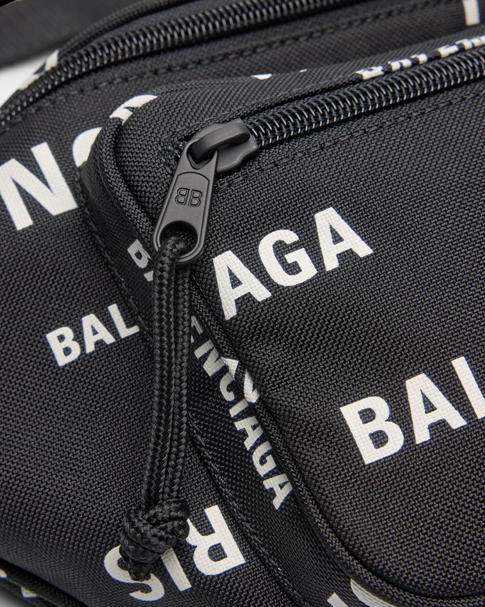 Balenciaga Men's Explorer Beltpack Bal Paris Allover | Neiman Marcus