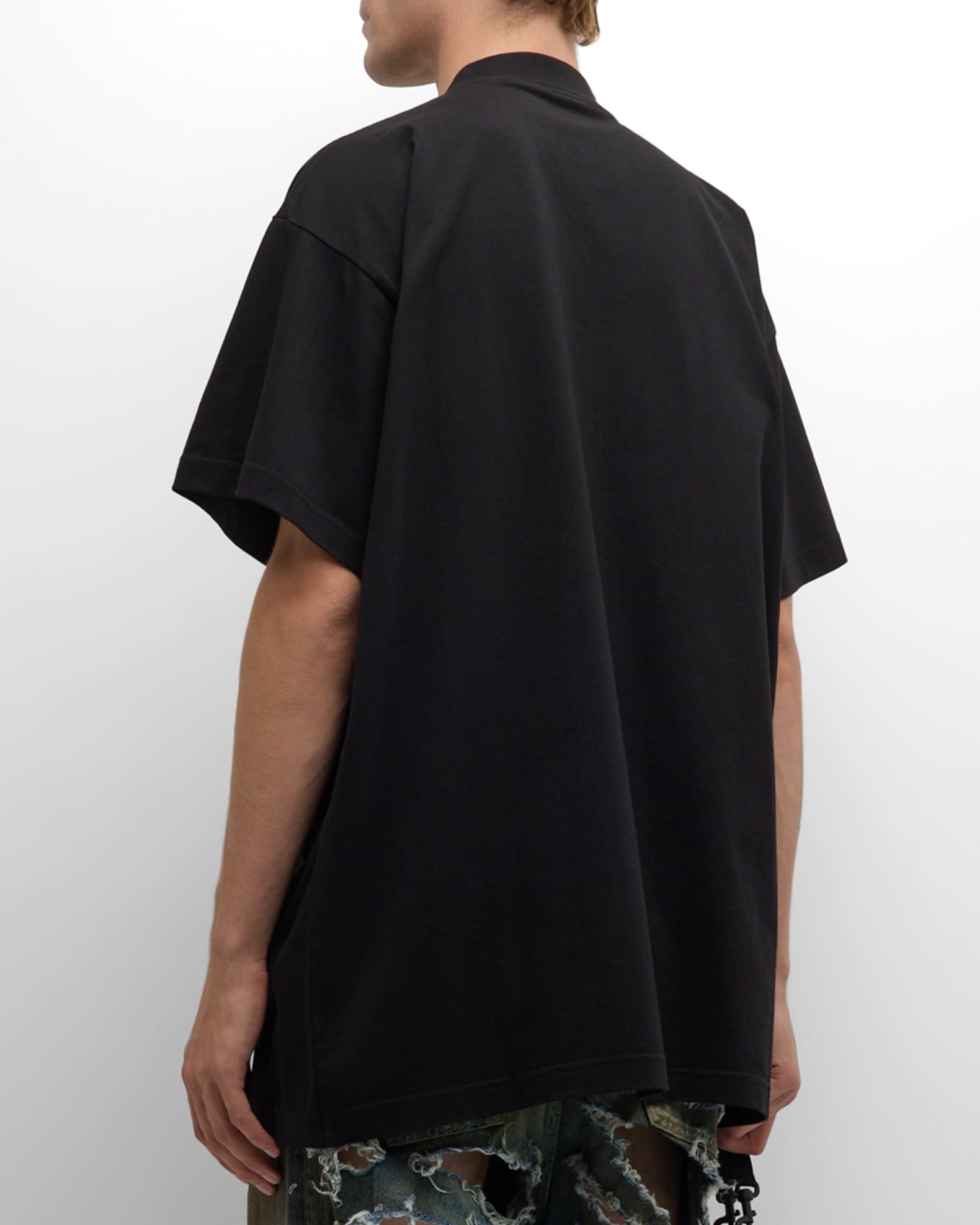 Balenciaga Back Flip T-Shirt Oversized | Neiman Marcus