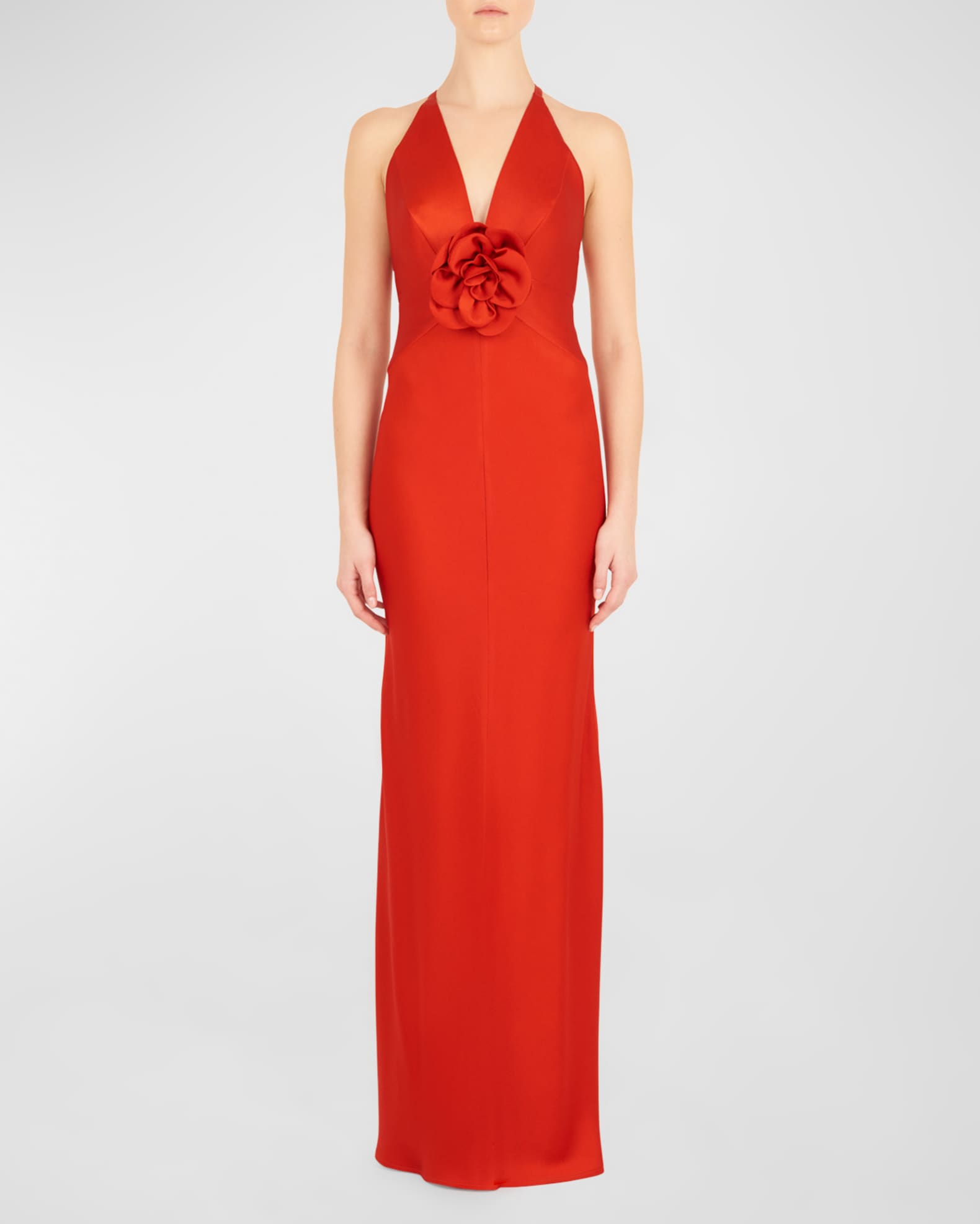 Silvia Tcherassi Daniela Floral-Detailed Maxi Dress | Neiman Marcus