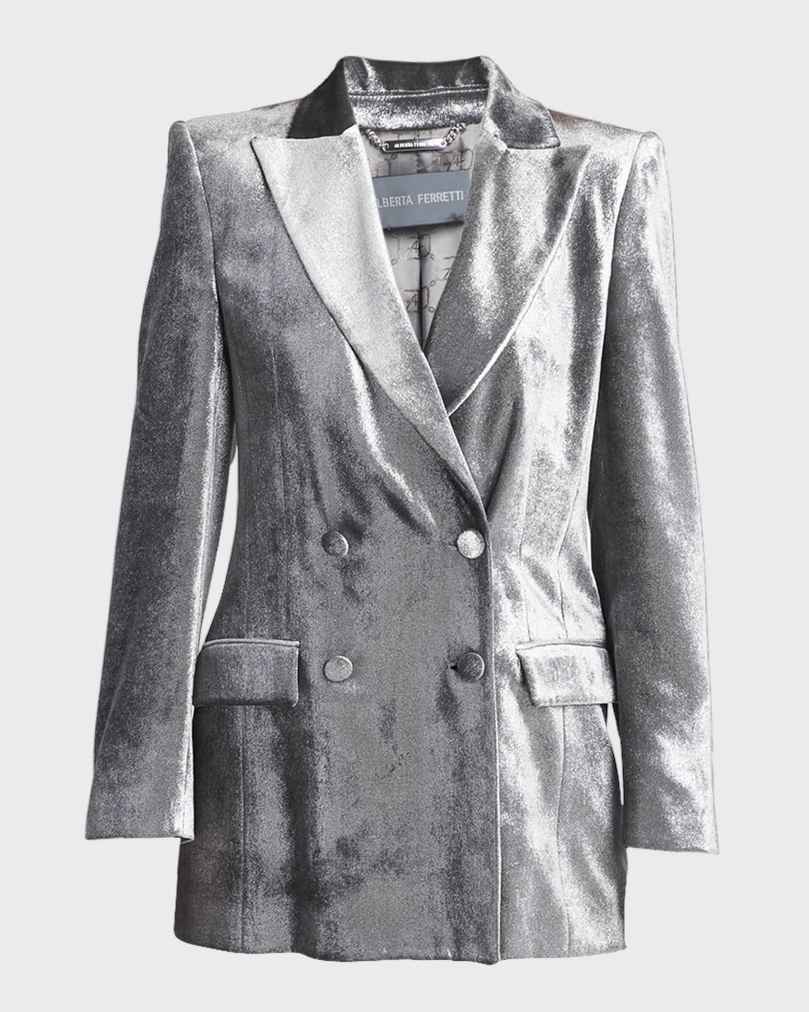 Velvet Double-Breasted Suit | Neiman Marcus