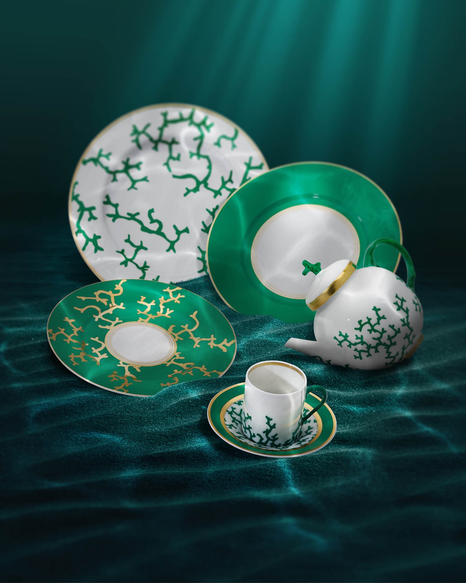 Raynaud Cristobal Emerald American Dinner Plate N2 | Neiman Marcus
