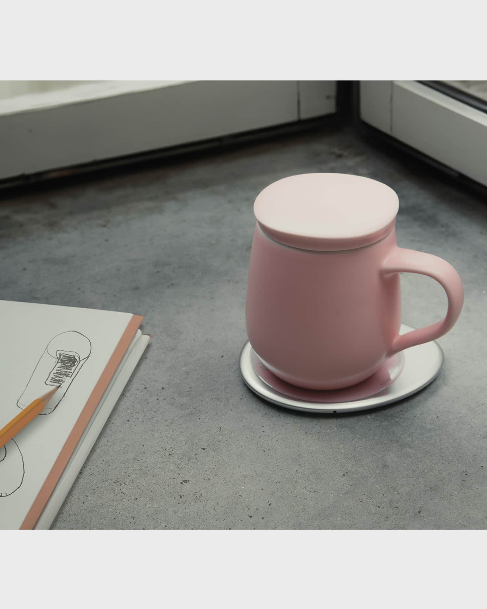 OHOM UI Self-Heating Ceramic Mug | Neiman Marcus