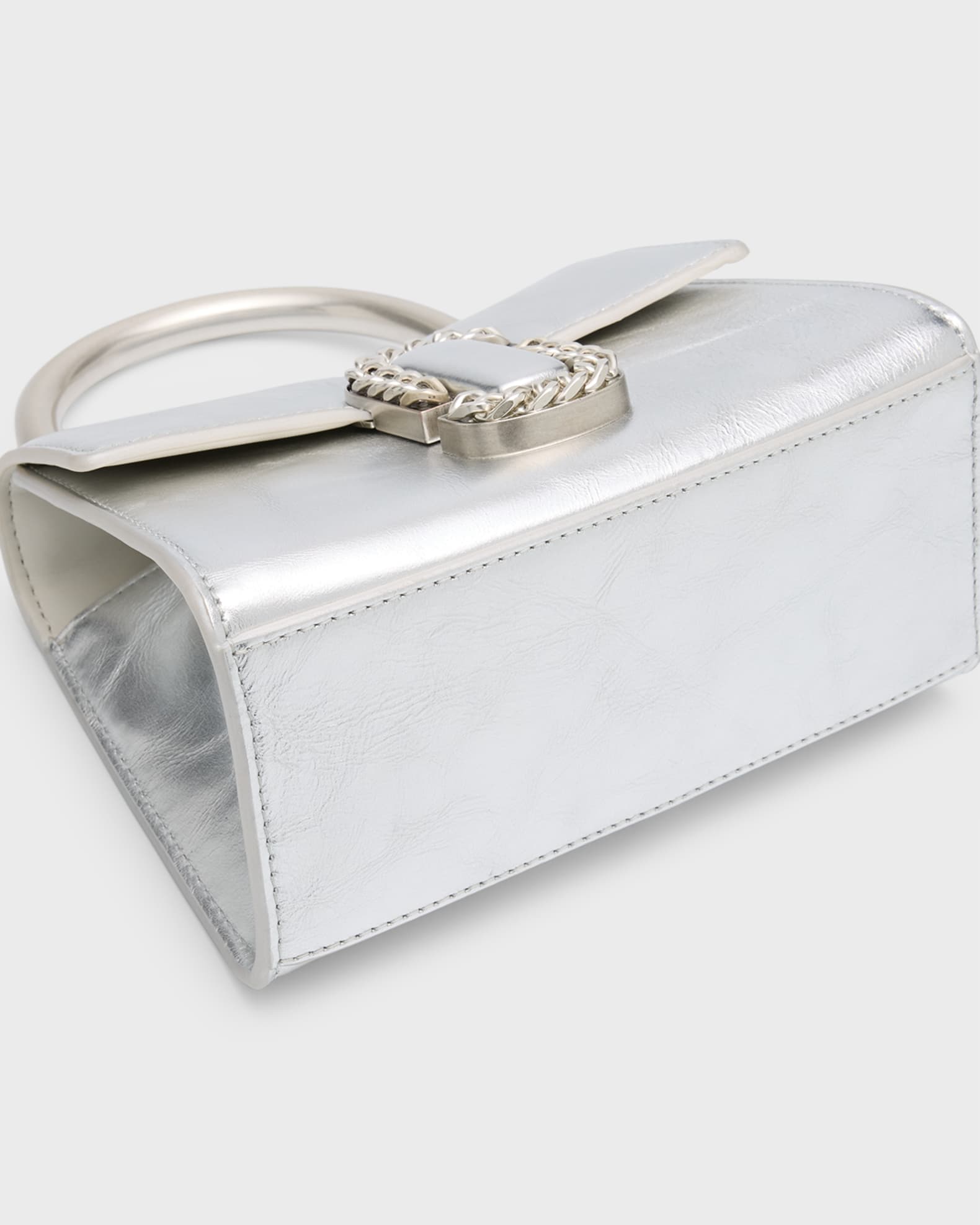 Marc Jacobs The Metallic St. Marc Mini Top Handle | Neiman Marcus