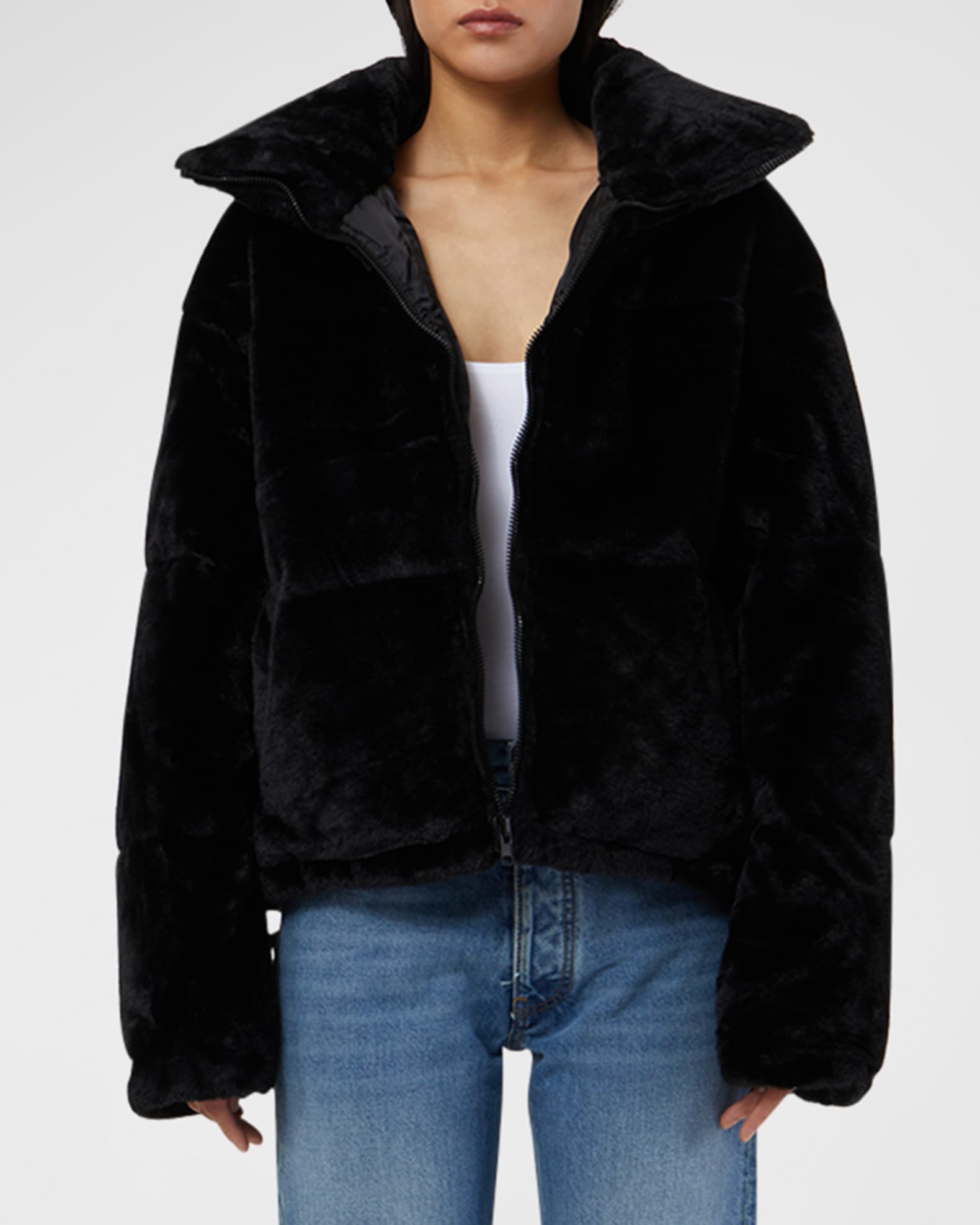APPARIS Billie Faux Fur Puffer Jacket | Neiman Marcus