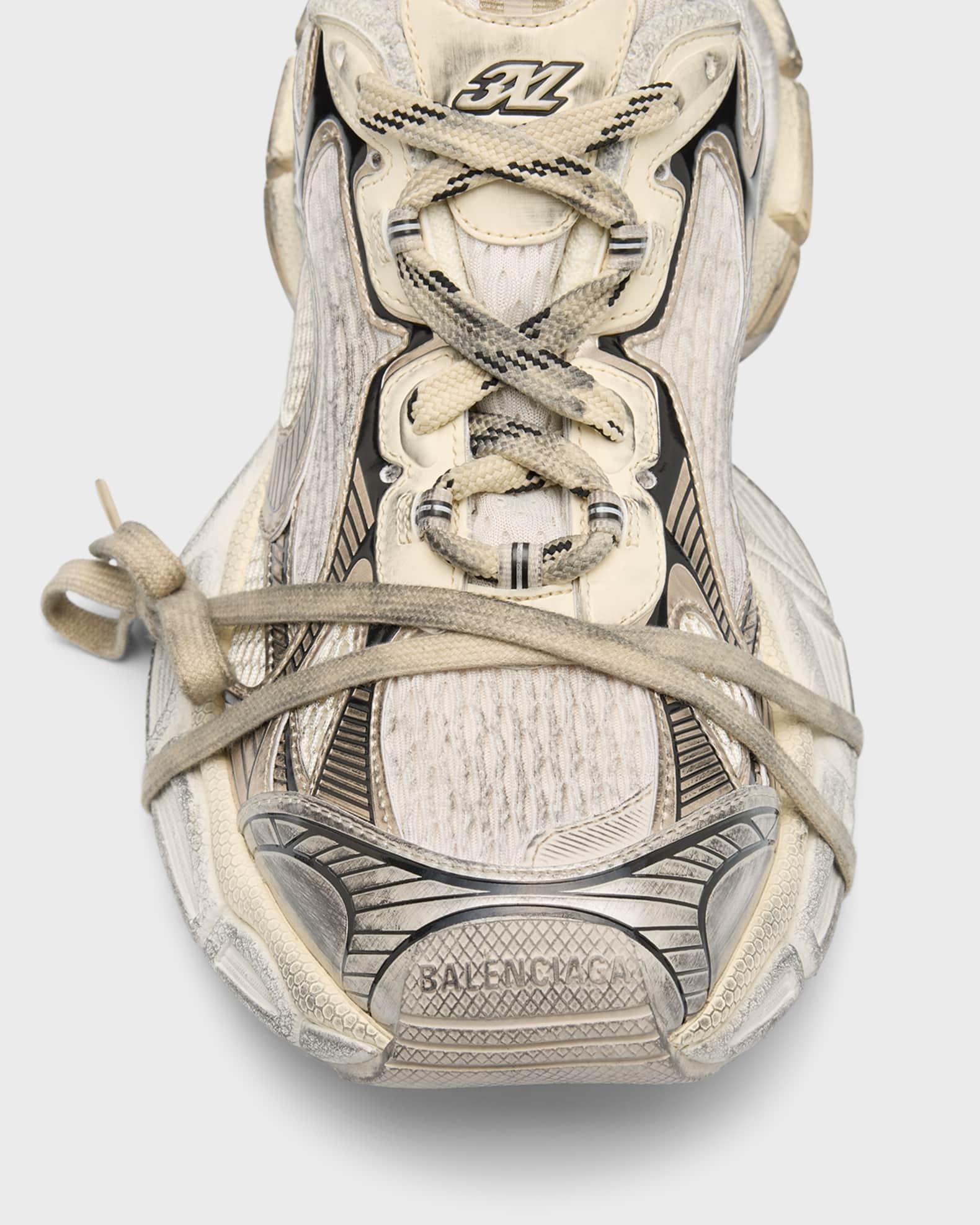 Balenciaga Men's 3XL Mesh Runner Sneakers | Neiman Marcus Balenciaga Men's 3XL Mesh Runner Sneakers | Neiman Marcus