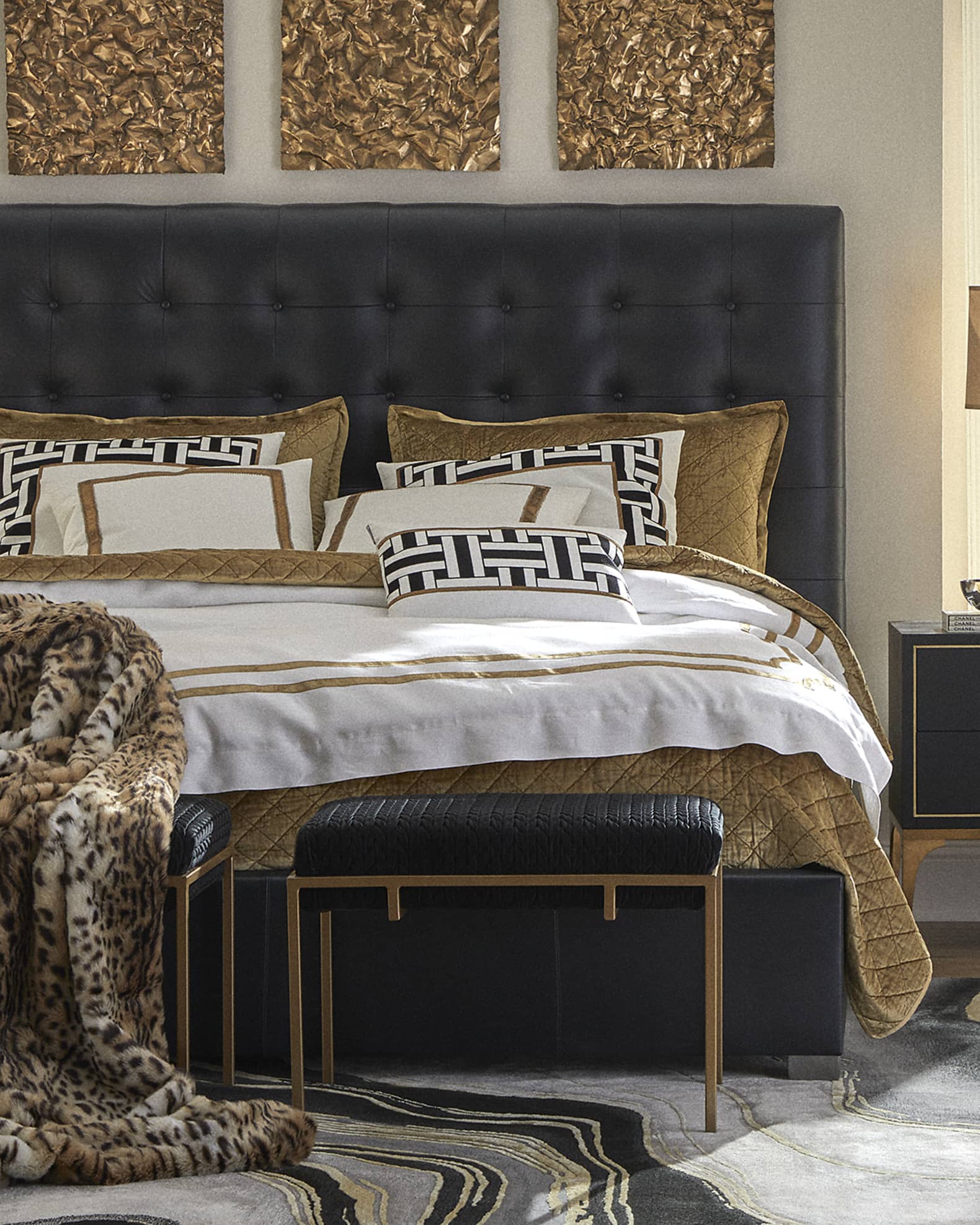 Ebony Bedding Collection | Neiman Marcus