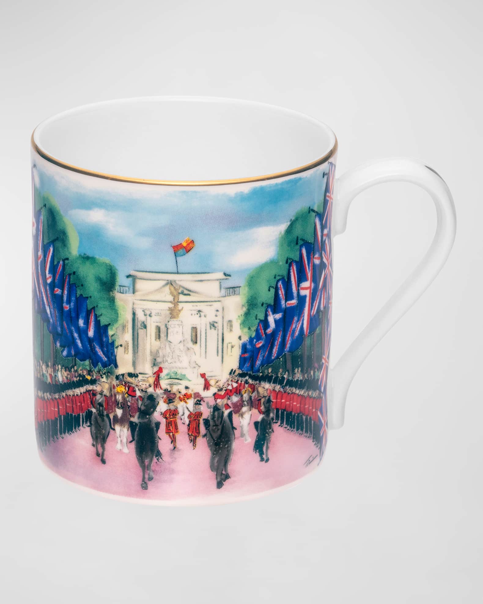 Halcyon Days Trooping the Color Mug Pair | Neiman Marcus