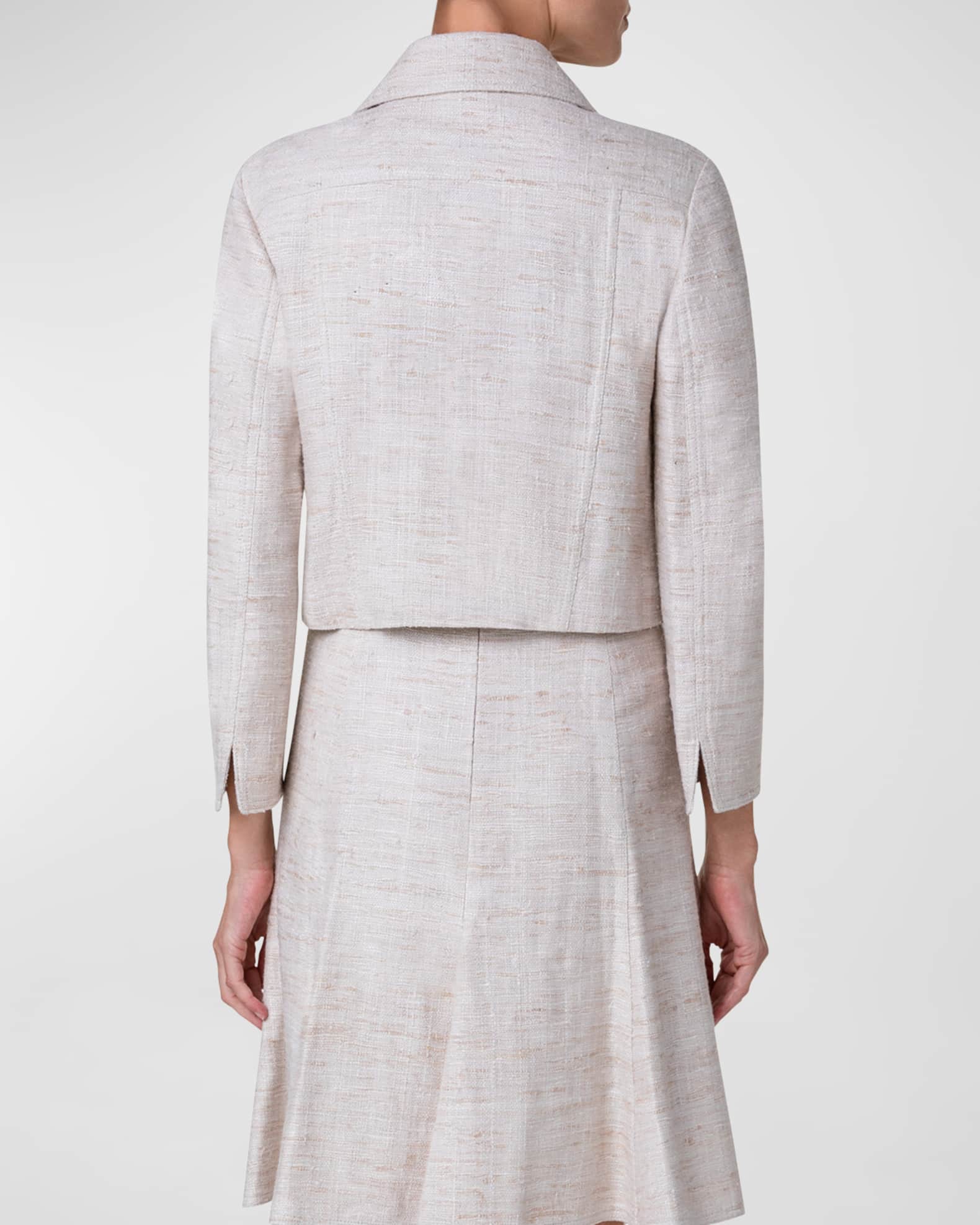 Akris punto Indian Silk Biker Jacket | Neiman Marcus