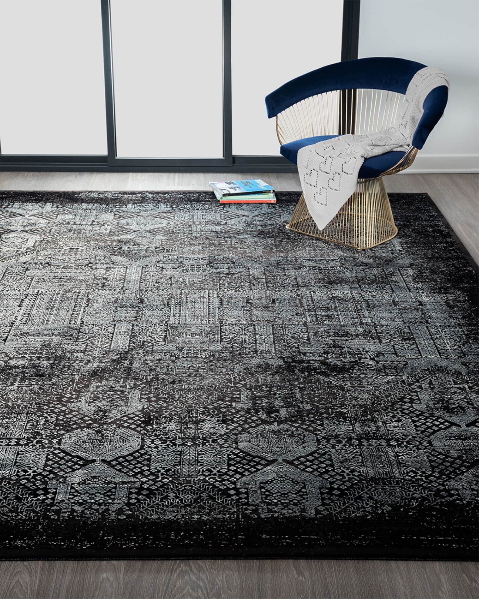 Dark Night Power Loom Rug Collection | Neiman Marcus