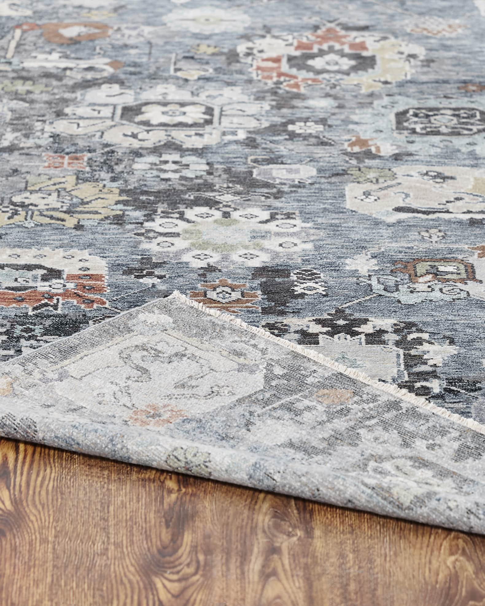 Ezra Hand-Knotted Rug | Neiman Marcus