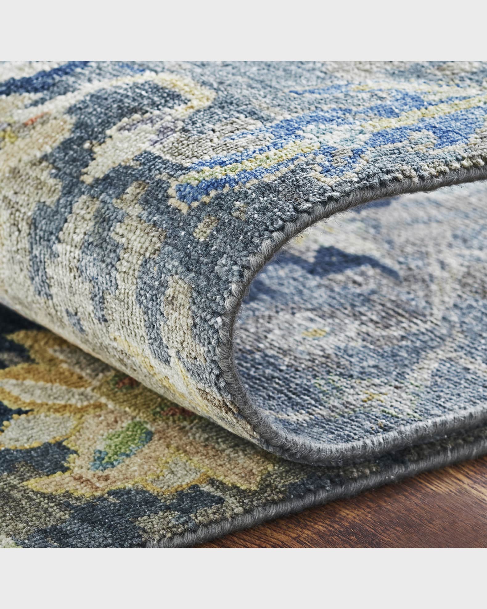 Lawrence Midnight Hand-Knotted Rug | Neiman Marcus