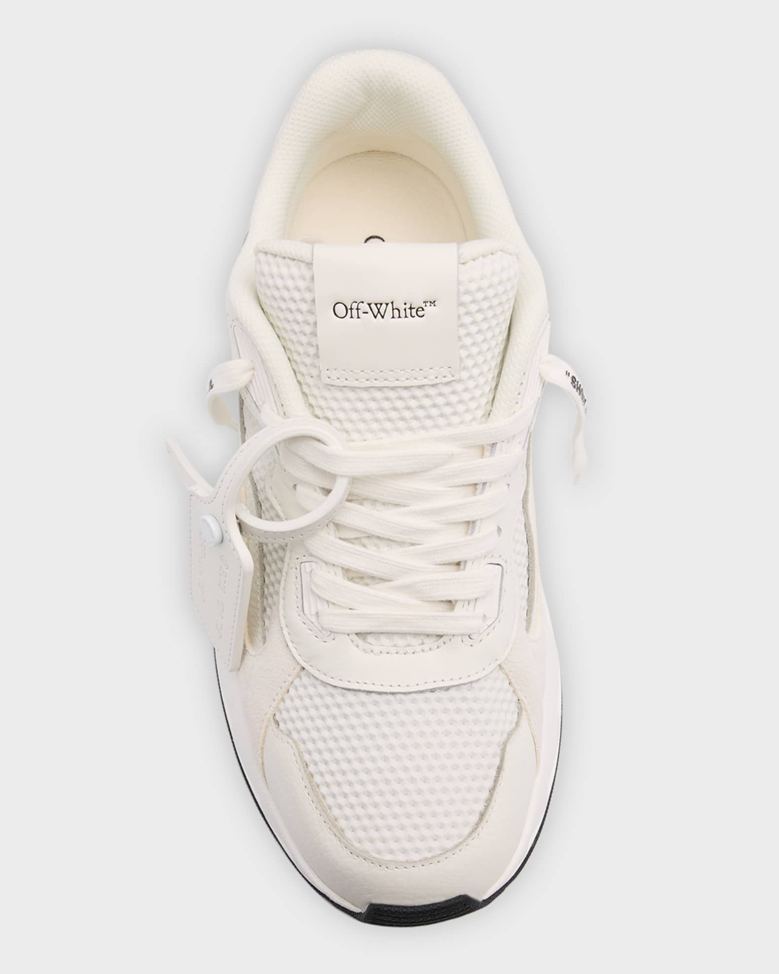 Off-White Kick Off Mesh Runner Sneakers | Neiman Marcus